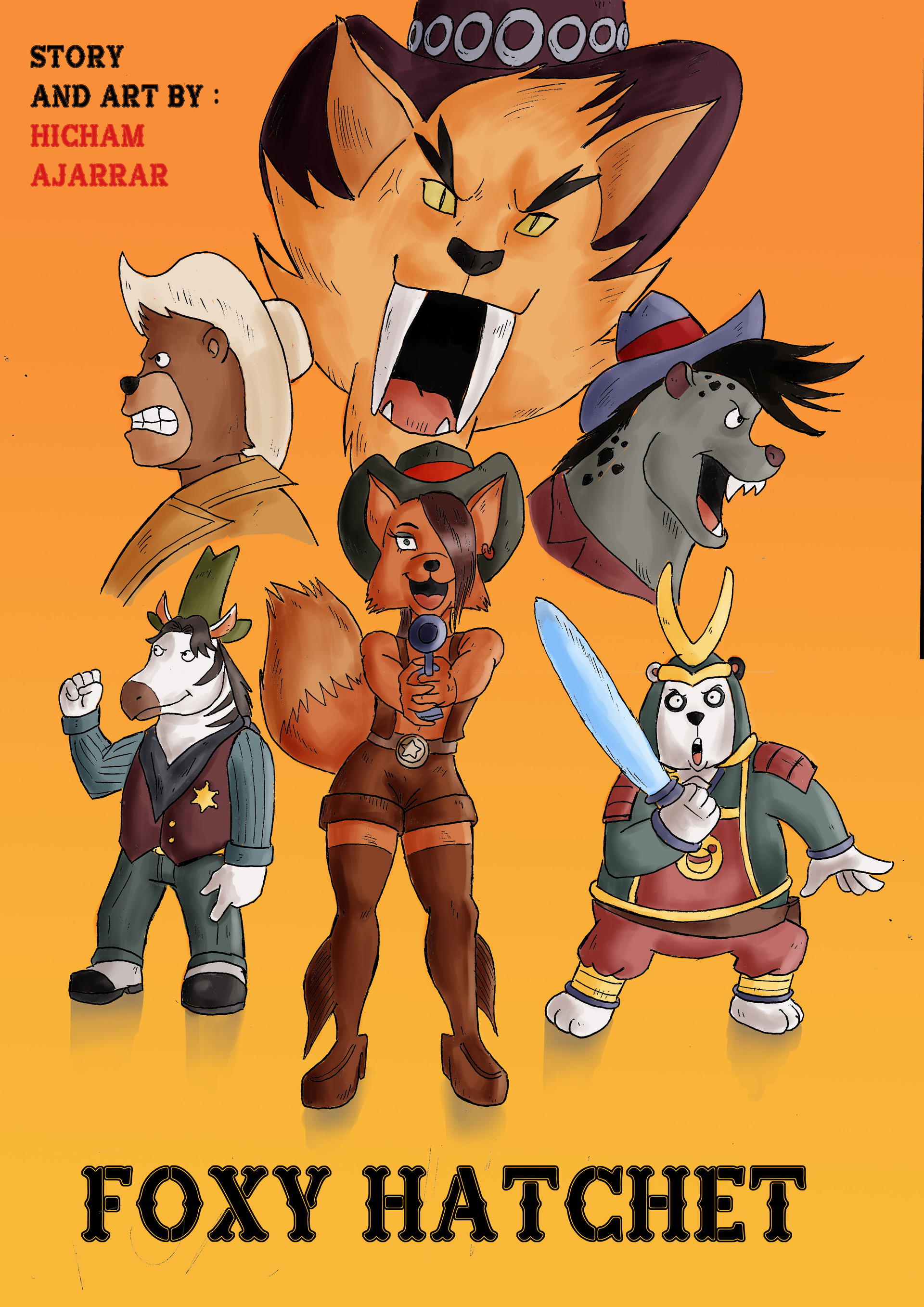 ArtStation - Foxy Hatchet Comic