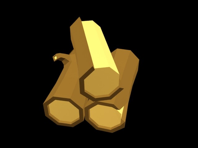 ArtStation - Low Poly Wood Logs