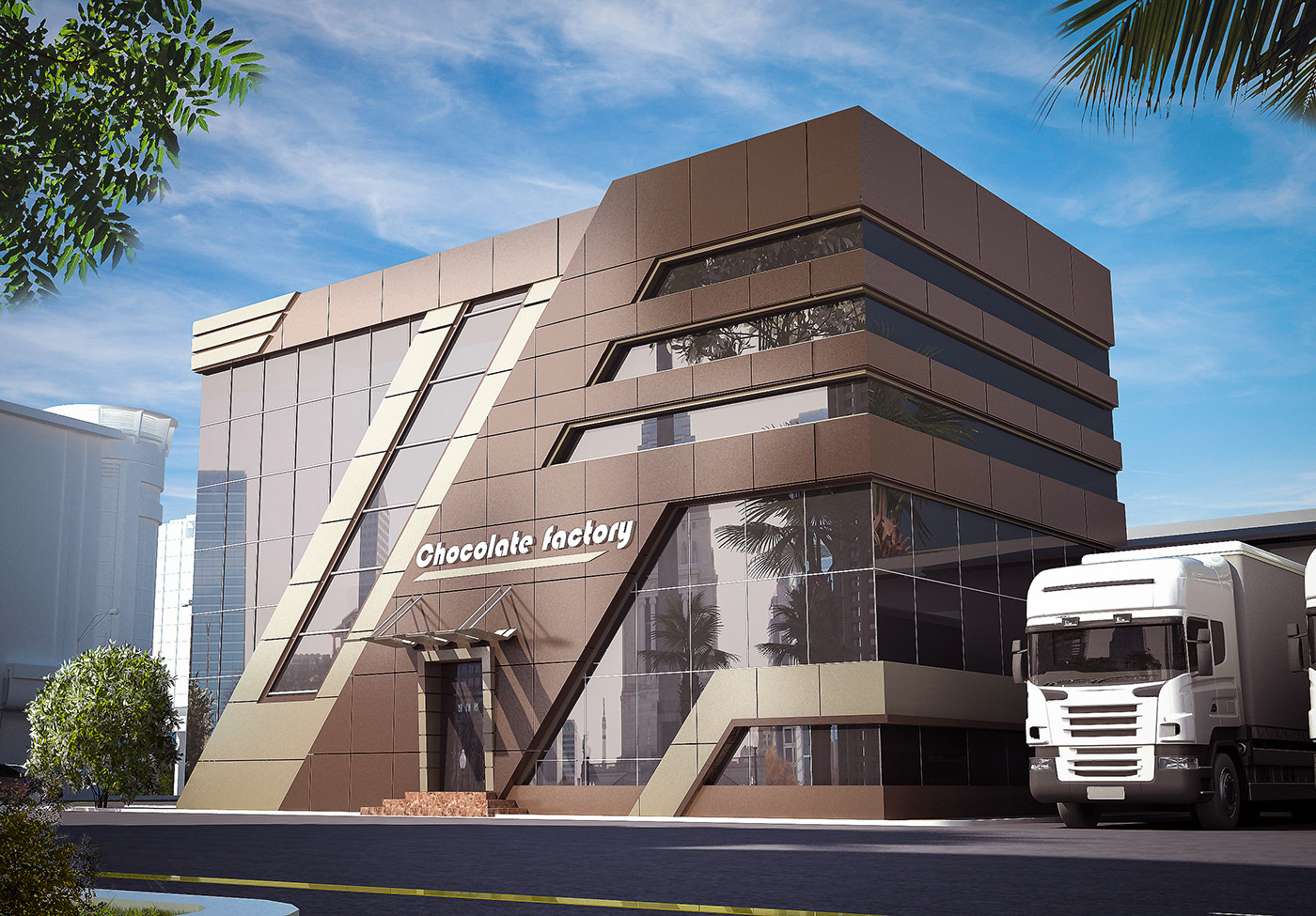 ArtStation - chocolate factory