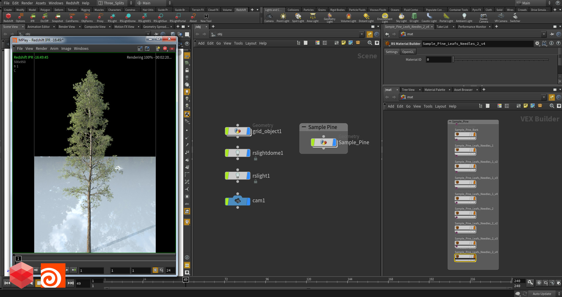Victor Perez - Landscape Houdini / Redshift
