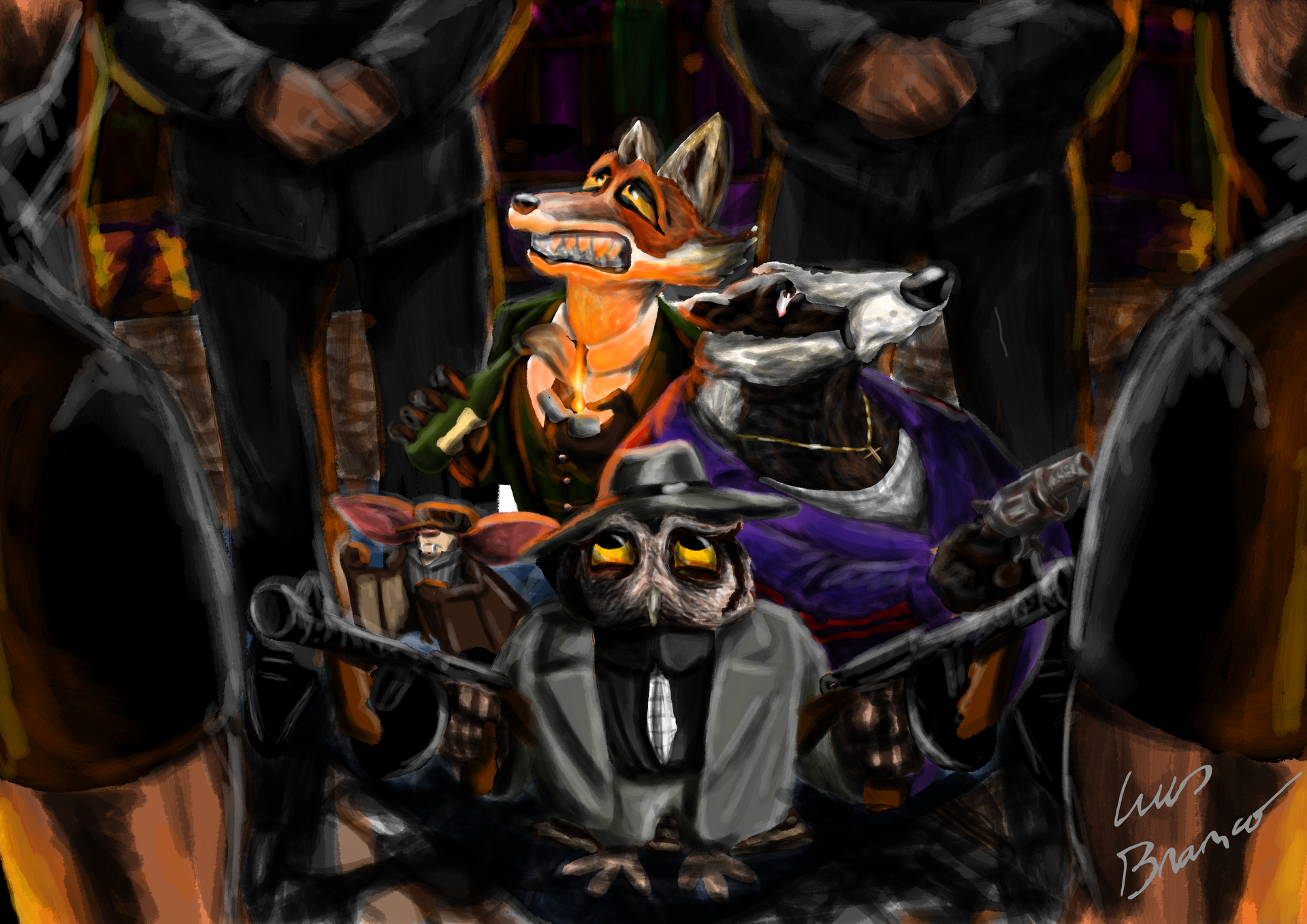 ArtStation - Portuguese Mobsters