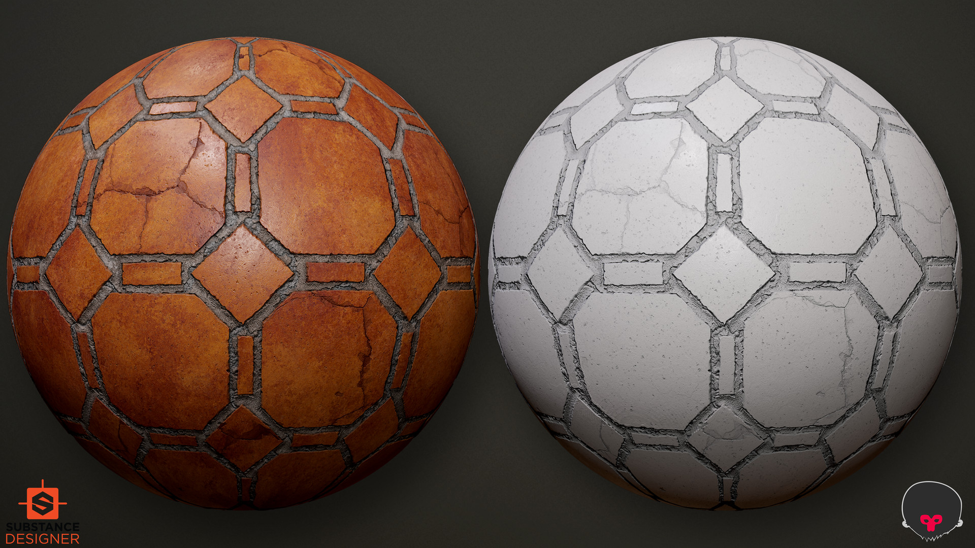 Uwe Bachmann - Terracotta Tiles - Substance Designer