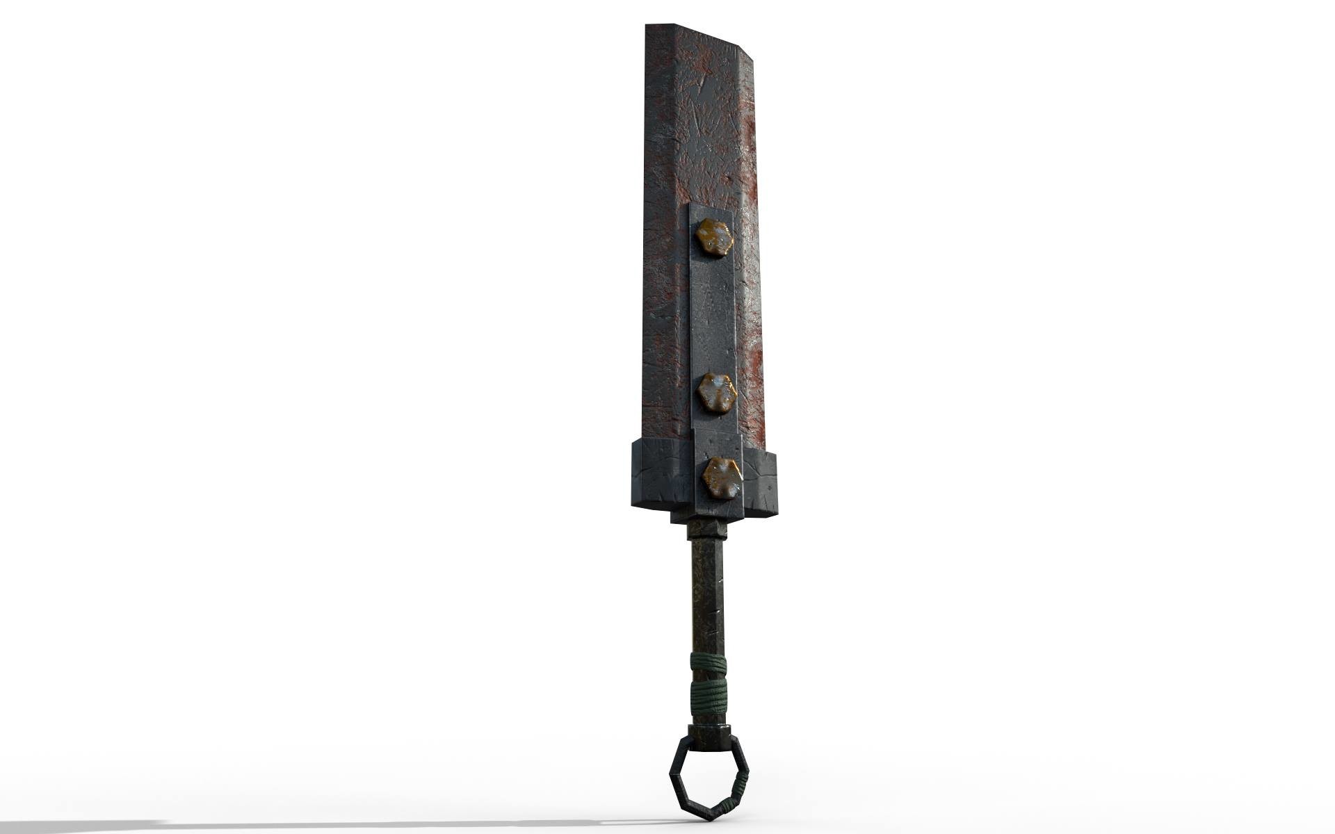 ArtStation - Battle-Scarred Sword