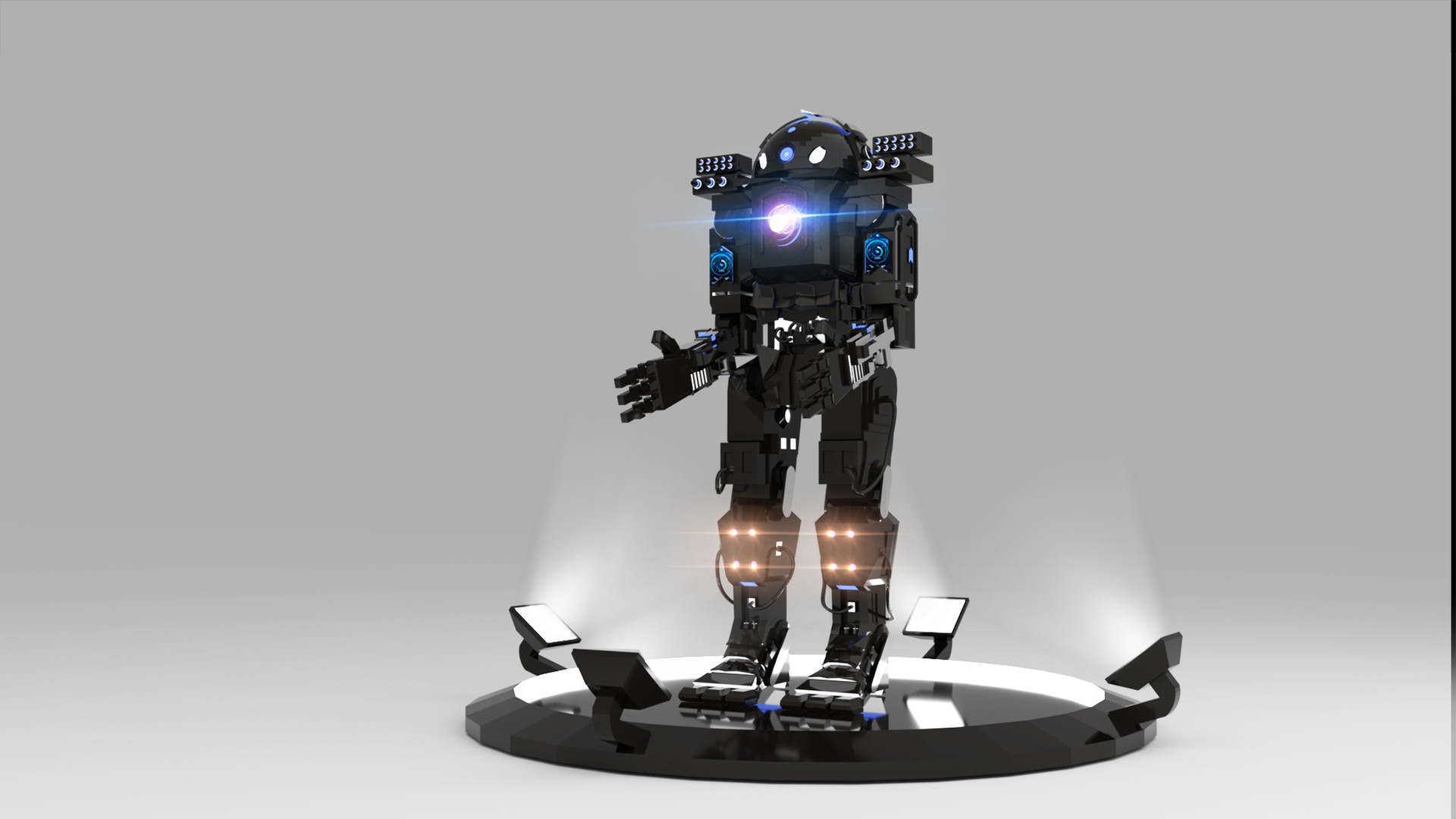 ArtStation - 3d model of robot