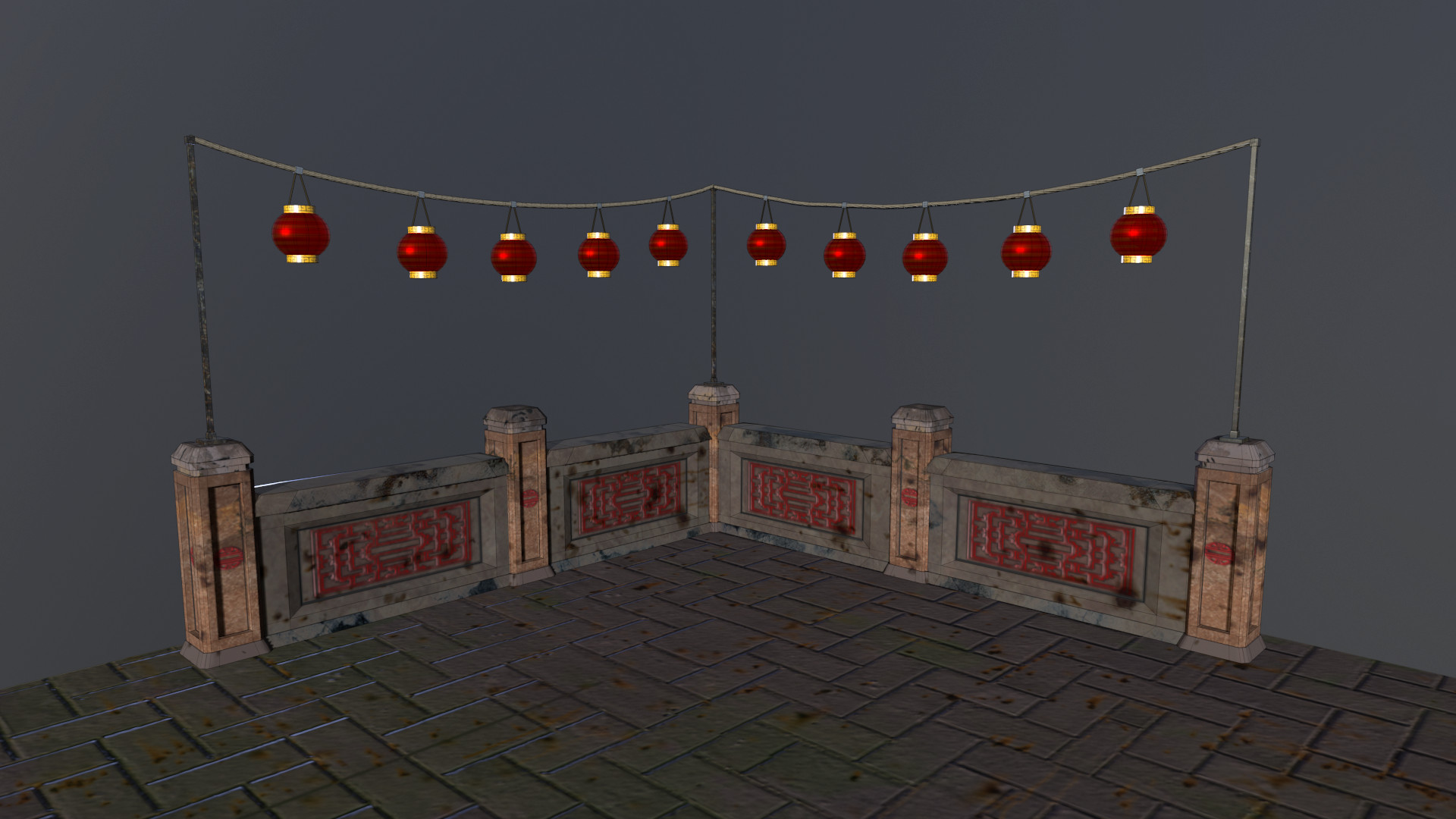 ArtStation - Modular Chinese Lantern