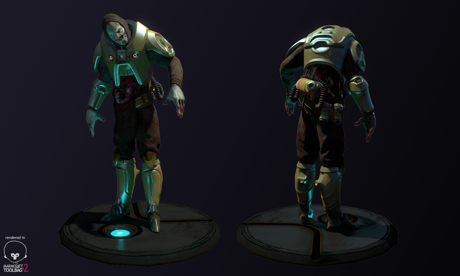 ArtStation - Practising - Real - time character