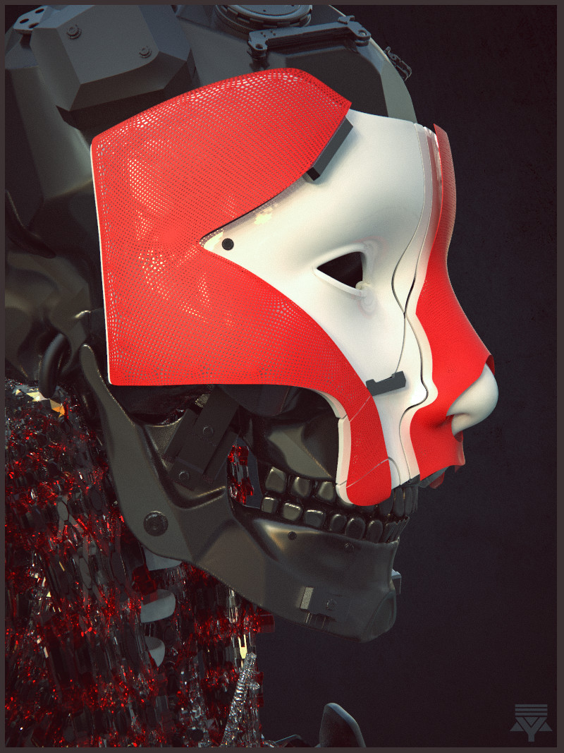 ArtStation - Sci fi skeleton