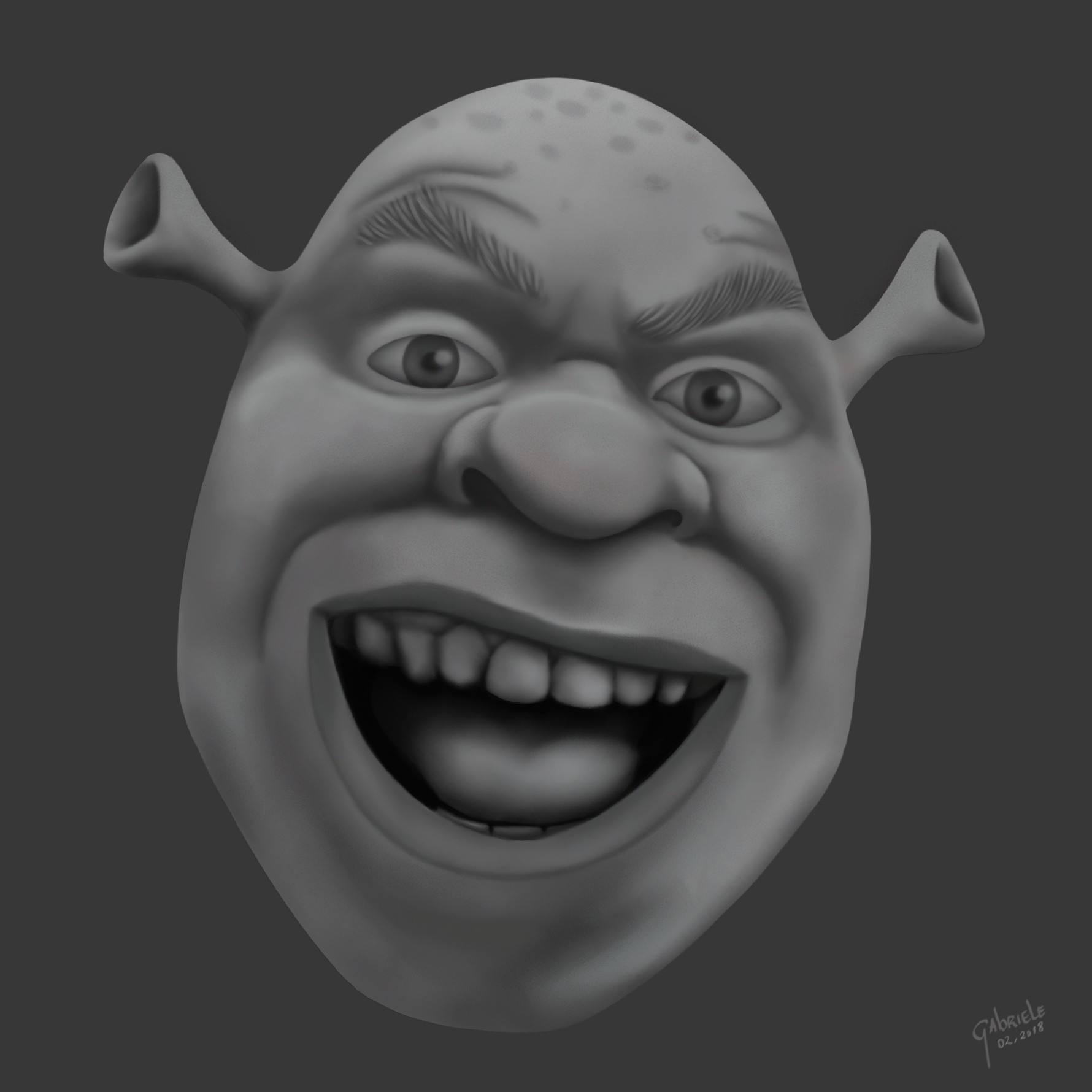ArtStation - Ambient Occlusion - Shrek