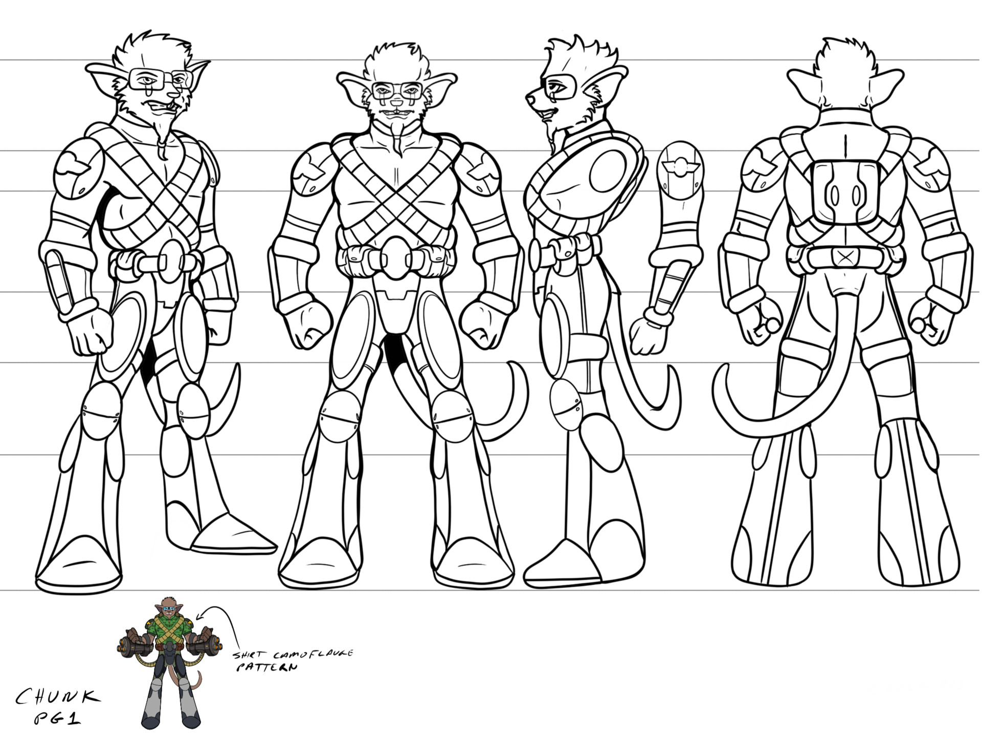 ArtStation - Action Mice Model Sheets