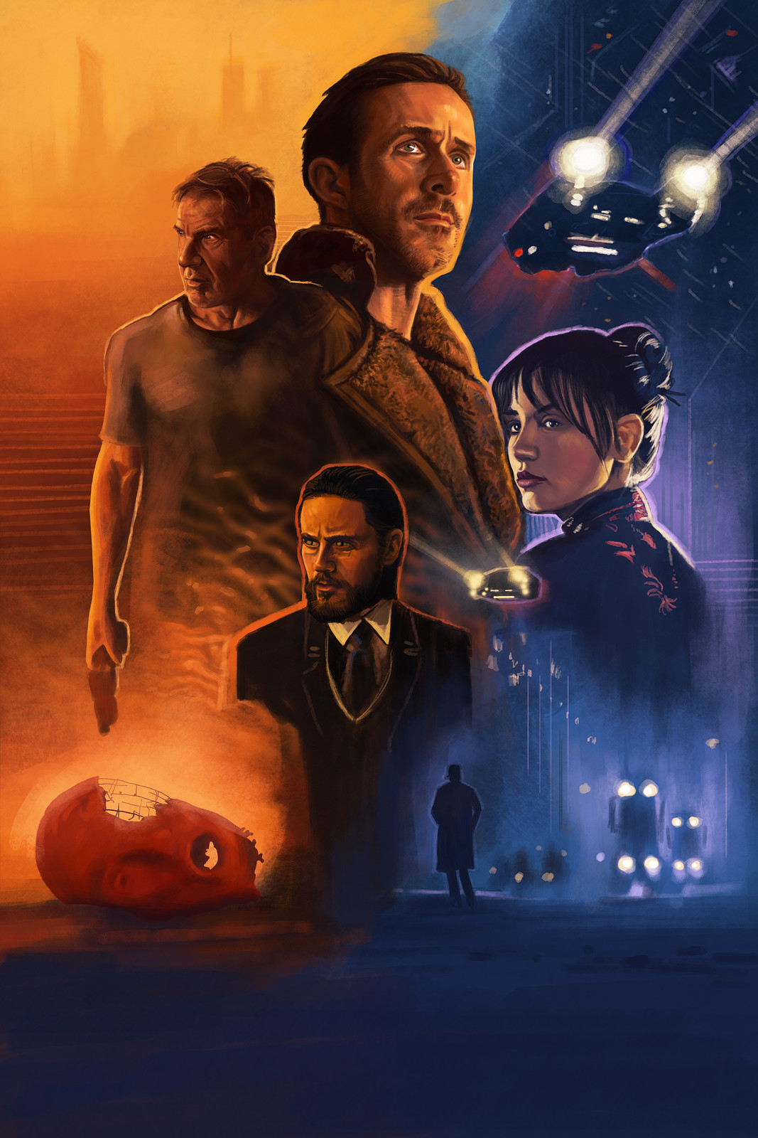 Corey Blake - Blade Runner fan art WIP