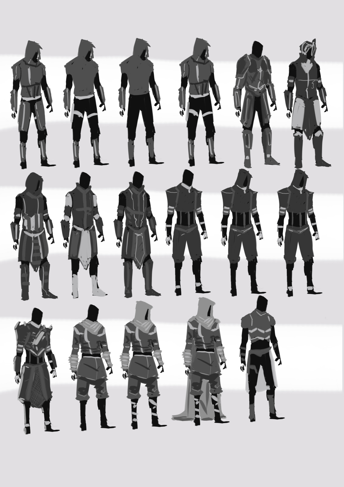 Jay River - Character Design Thumbnails