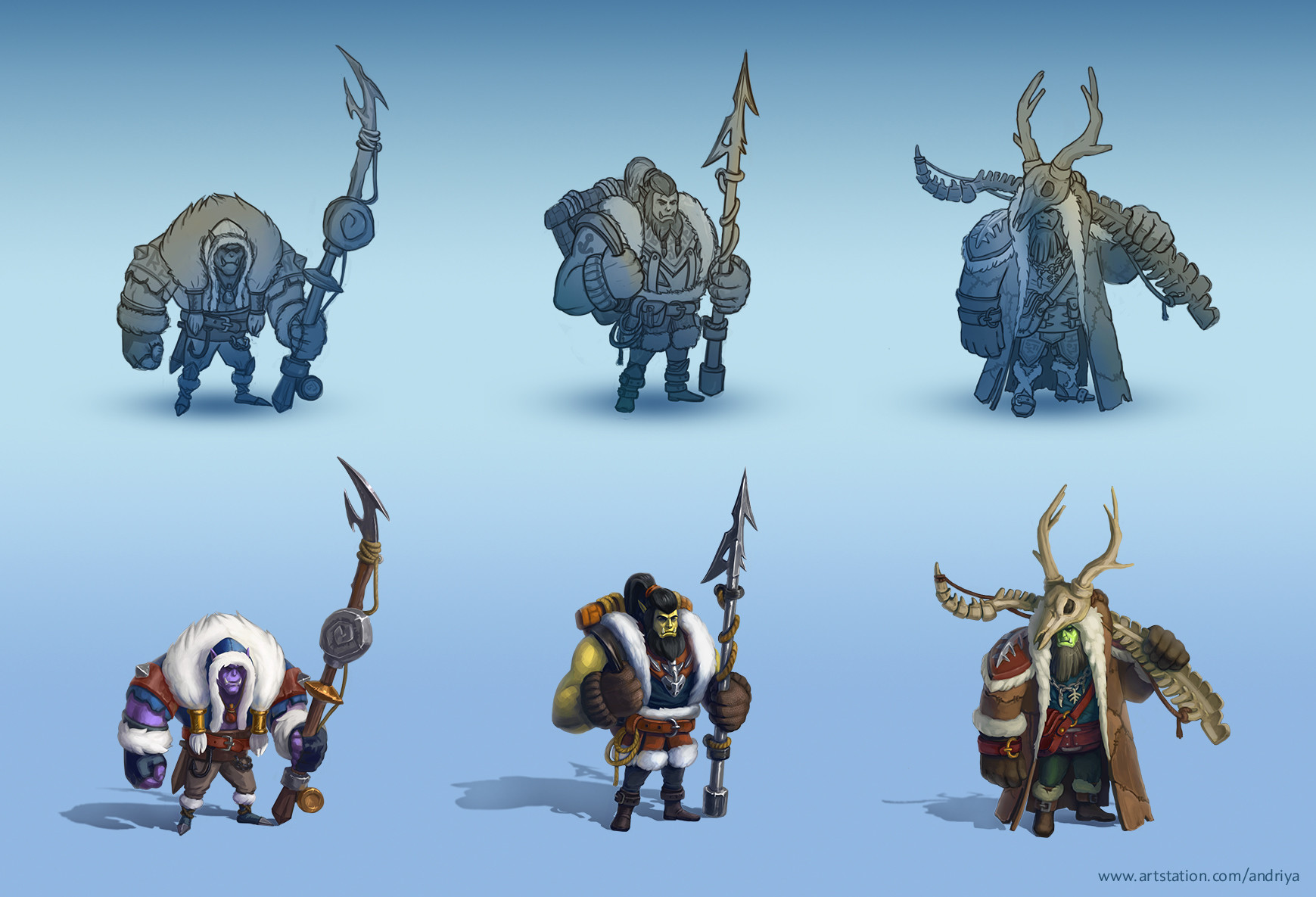 ArtStation - Northern Orcs