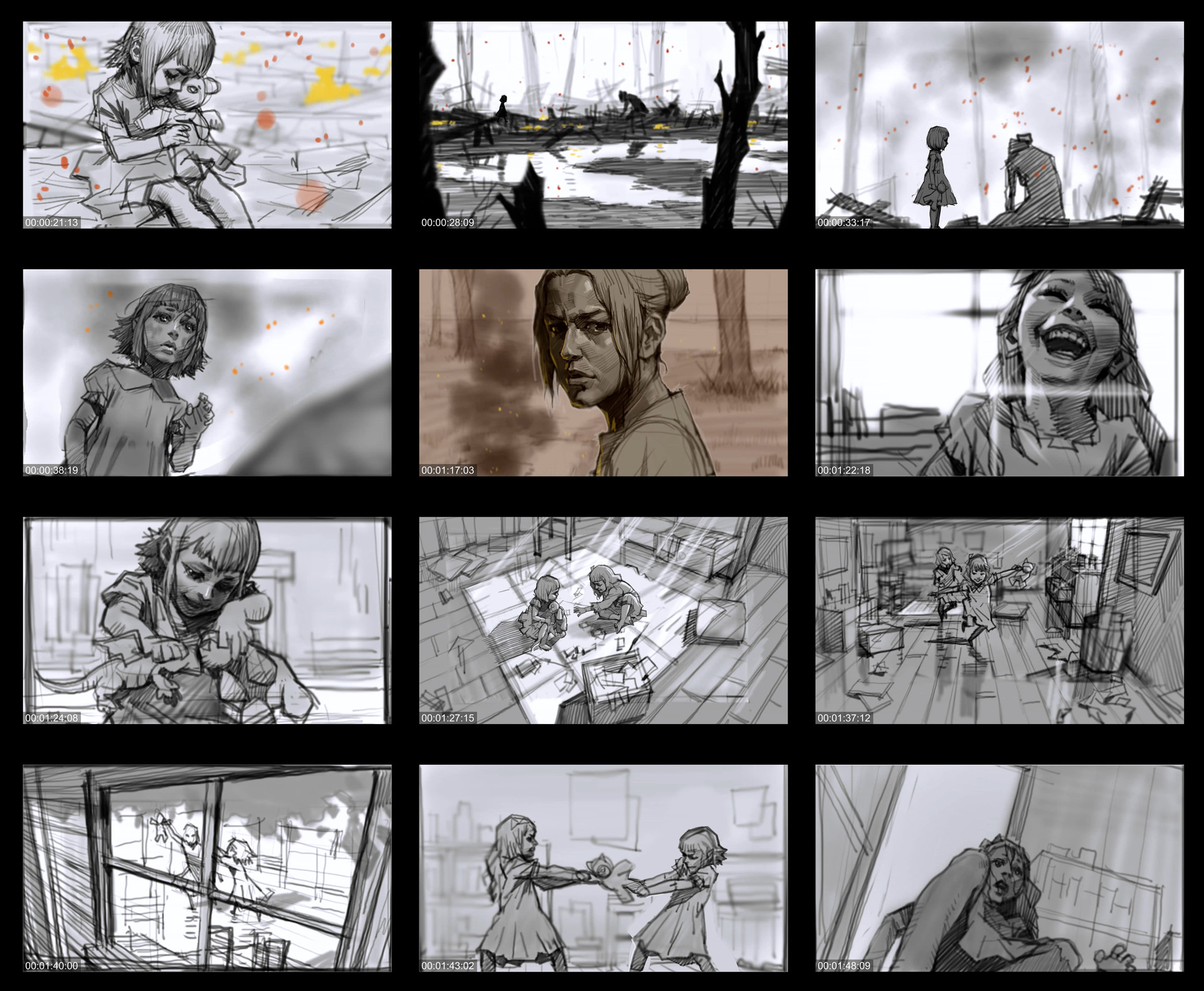 ArtStation - League of Legends Annie Origins Storyboard-1