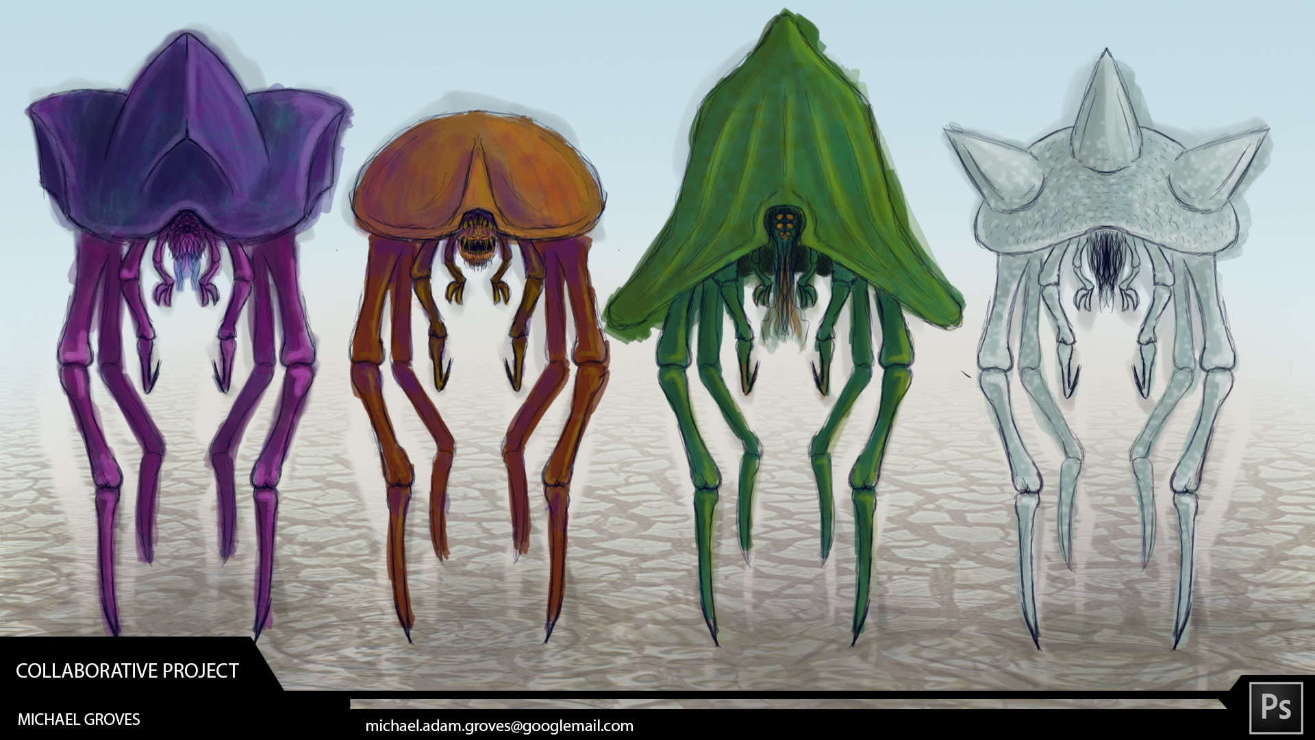 ArtStation - Alien creature designs