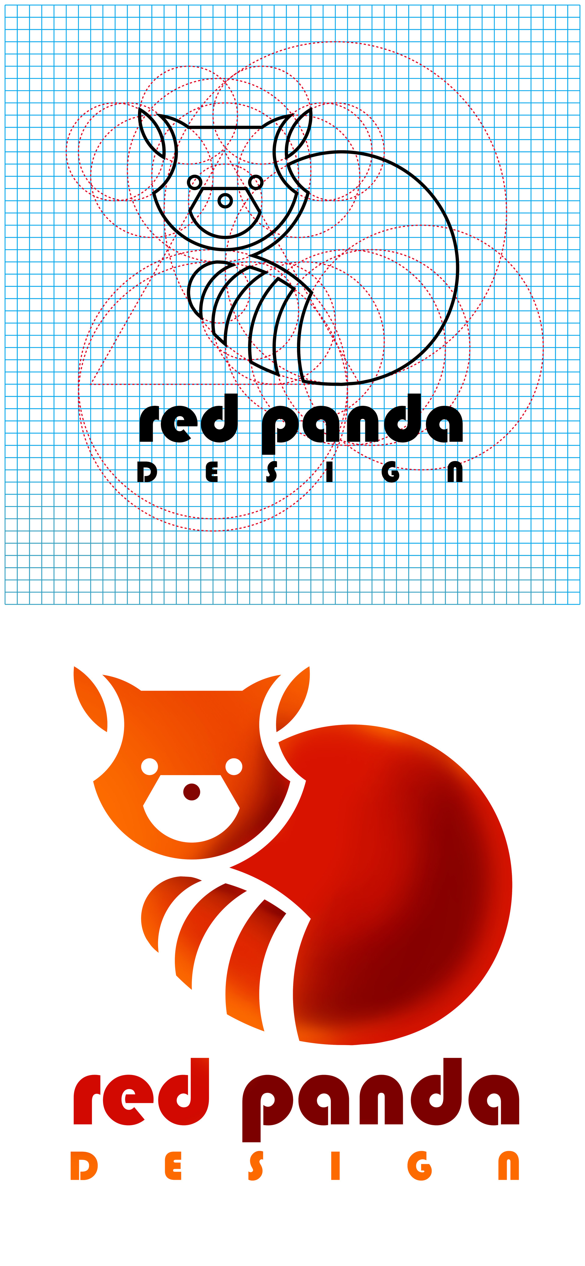 ArtStation - logo red panda