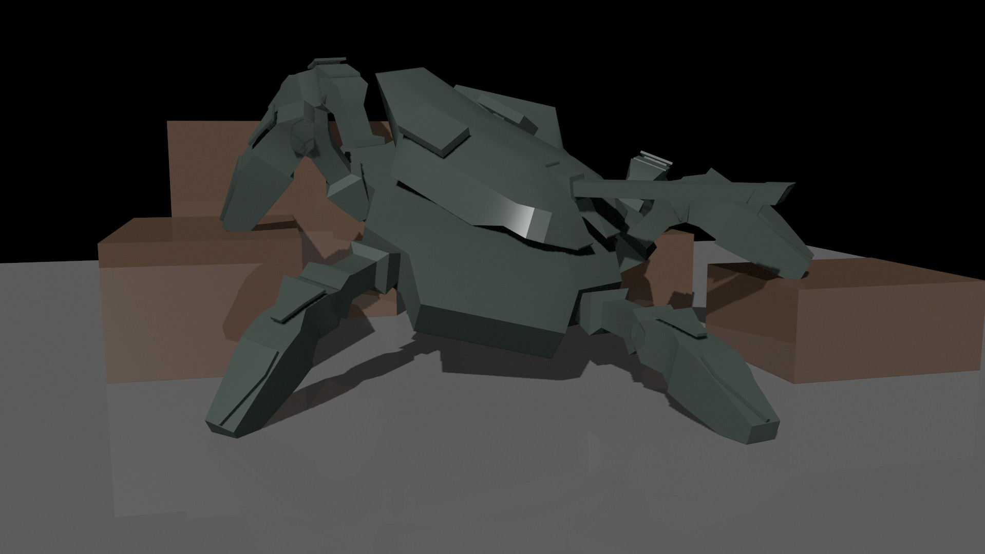 ArtStation - Spider Tank mock up