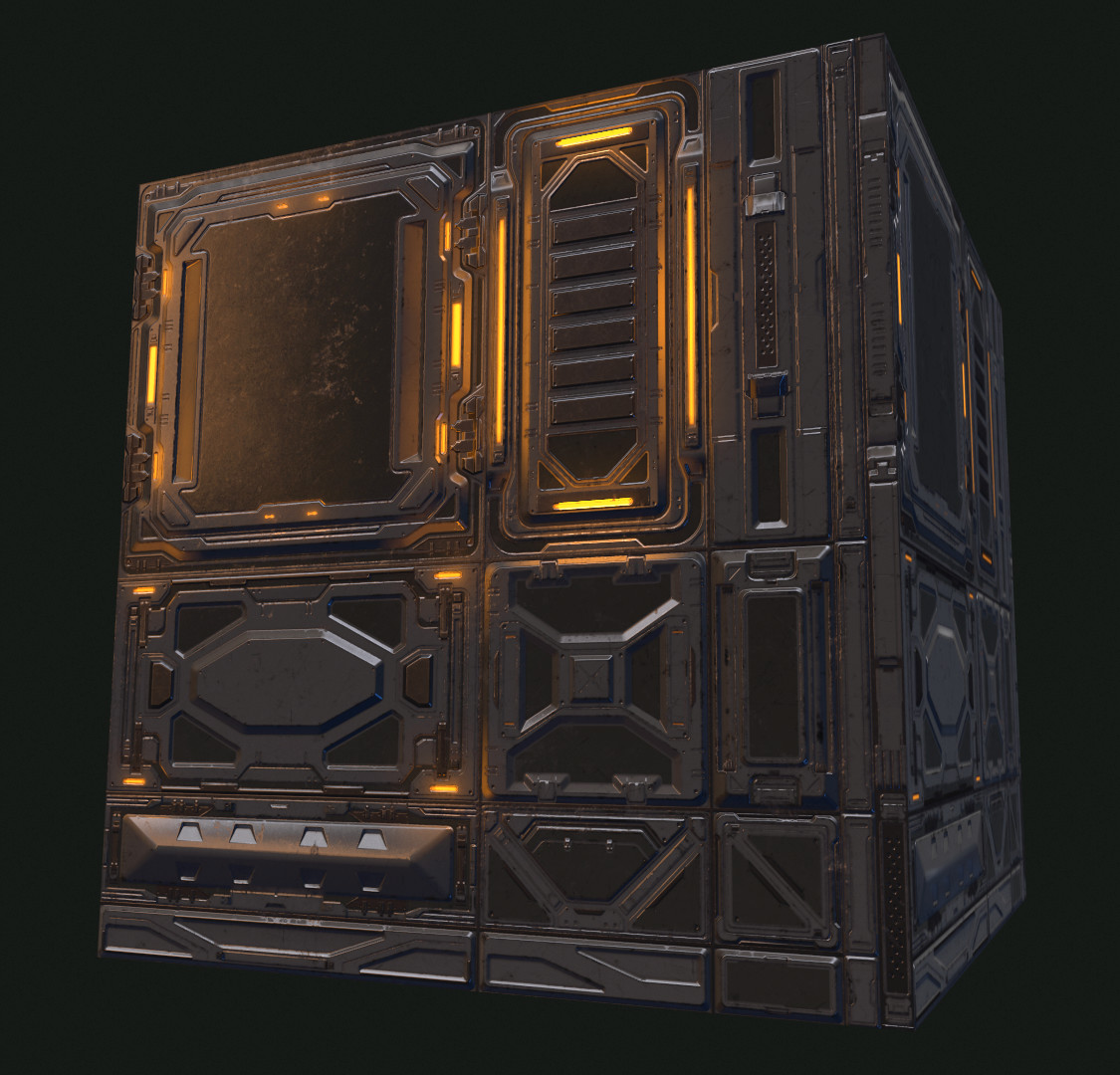 ArtStation - Greeble scifi panels