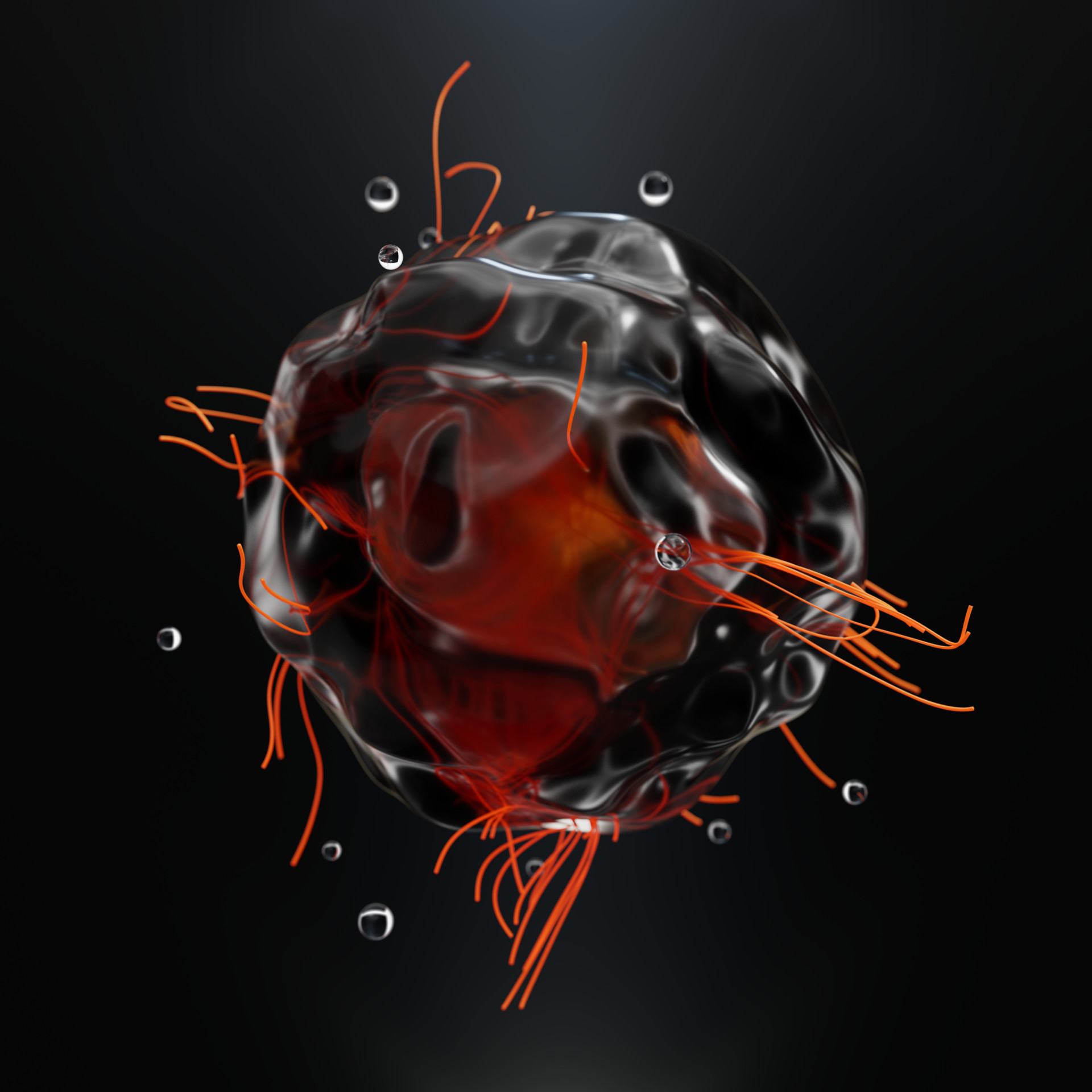 ArtStation - "Virus" - Particle/Shading practice