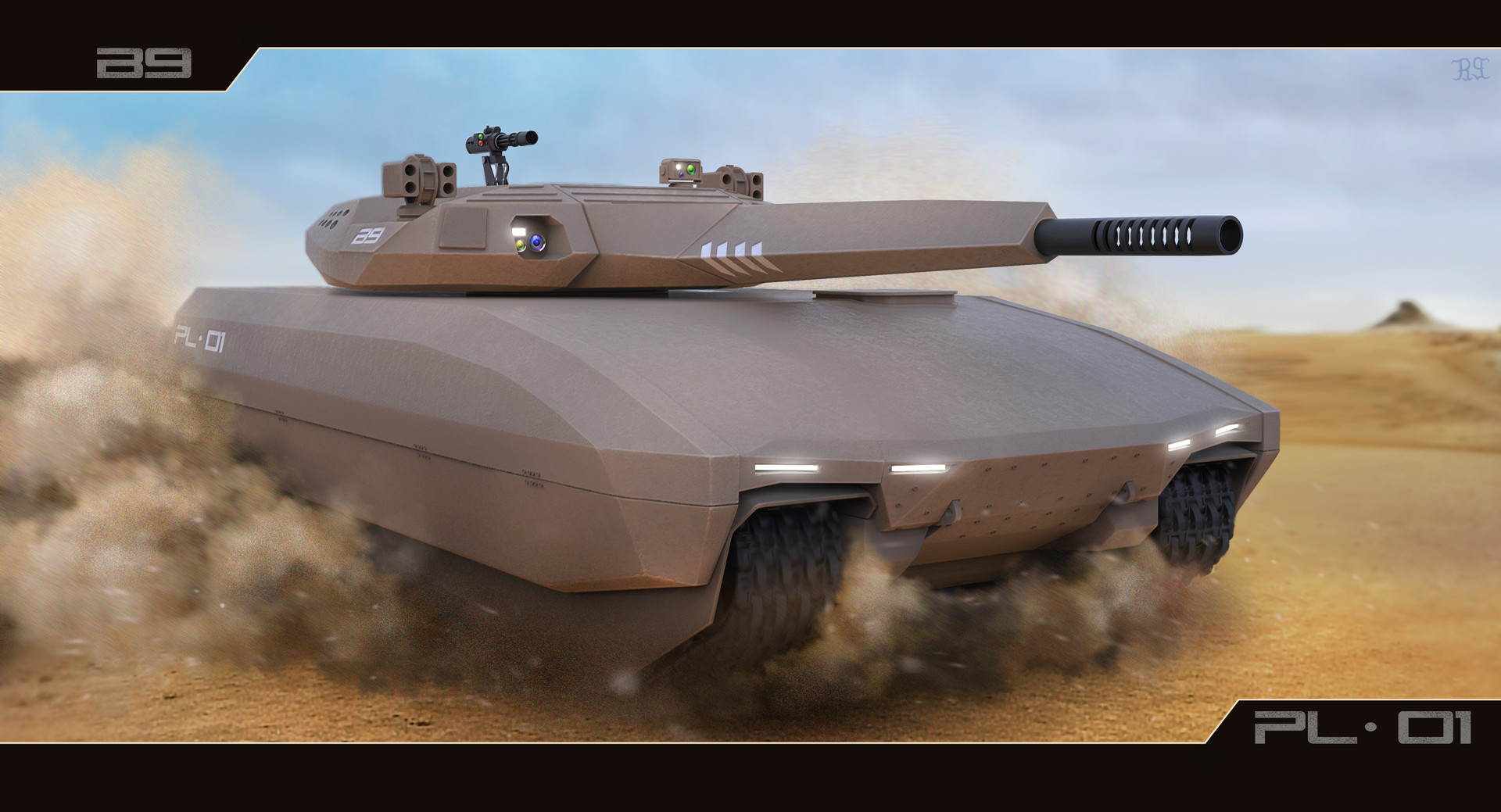 SM Bonin - PL-01 tank