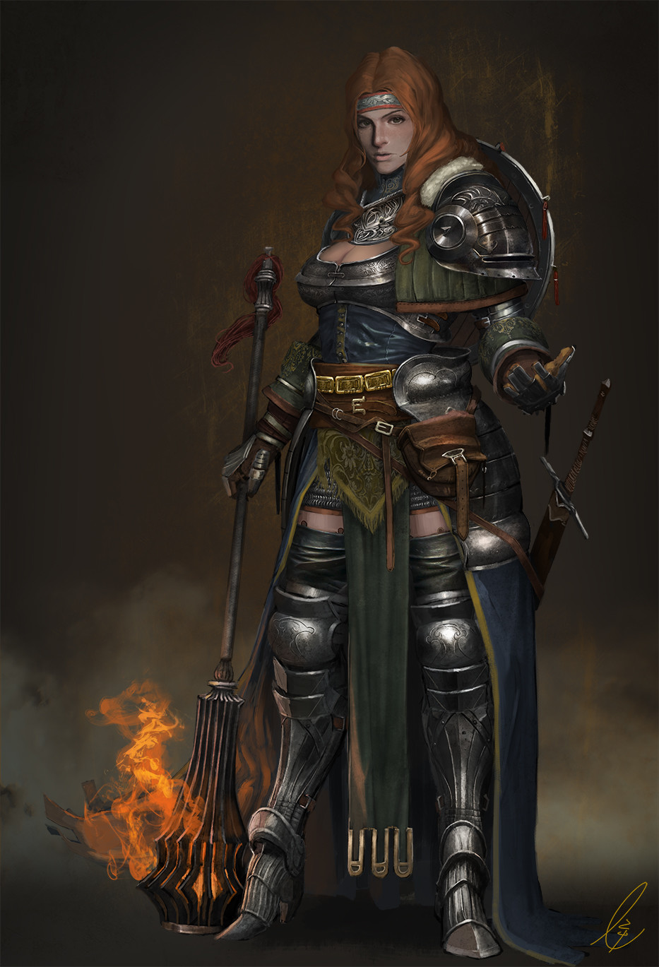 ArtStation - Breaking warrior