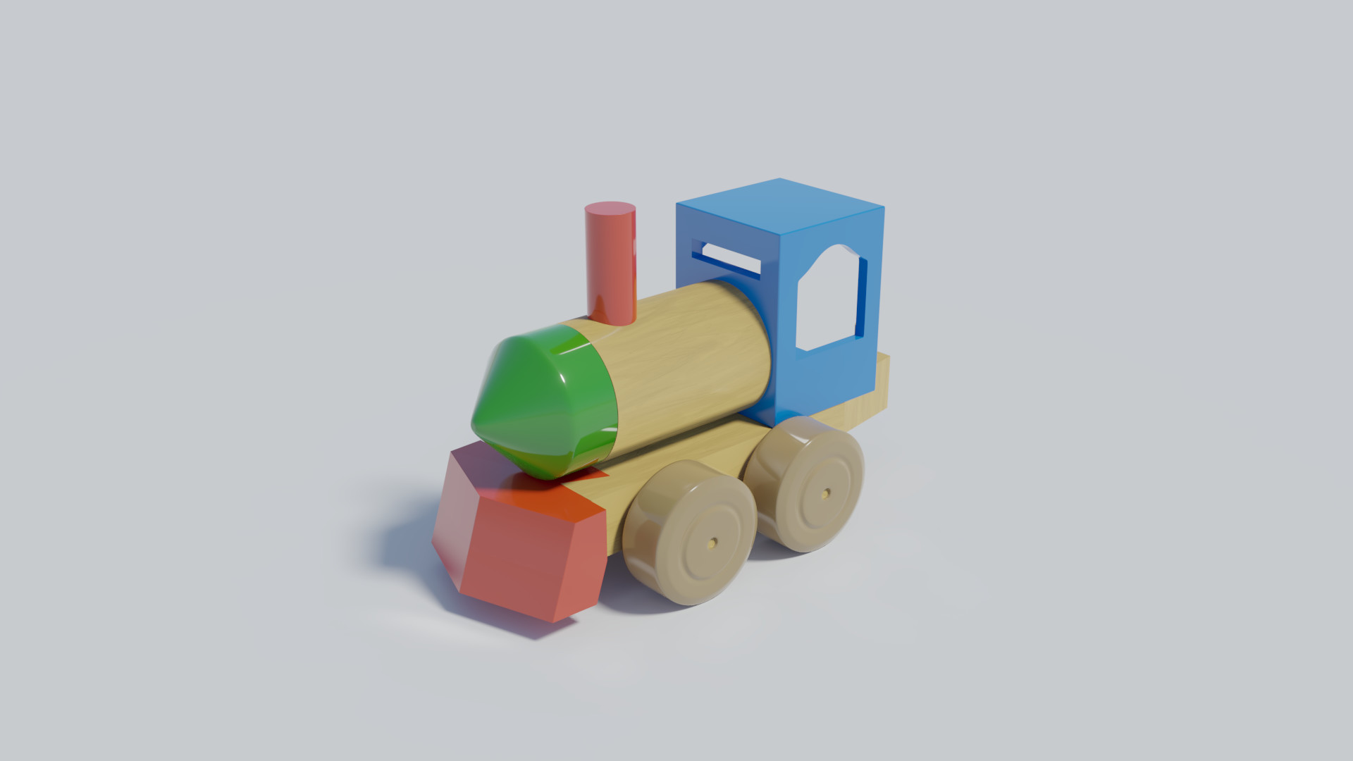 ArtStation - Toy train retro style