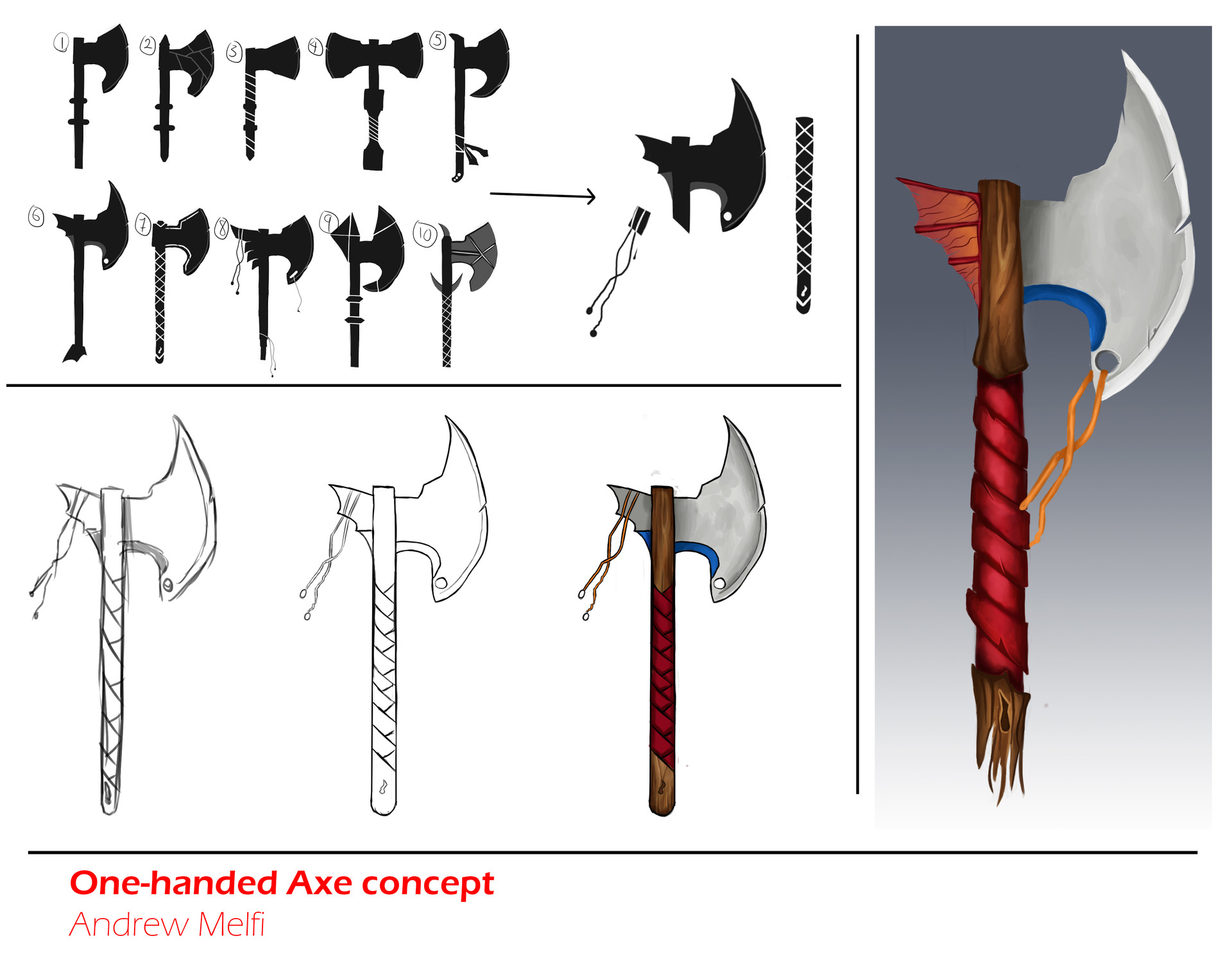 ArtStation - Axe design