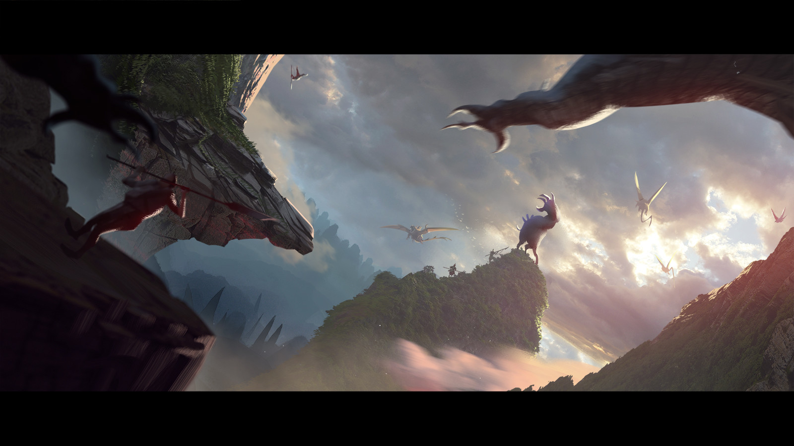 ArtStation - Spire Battle