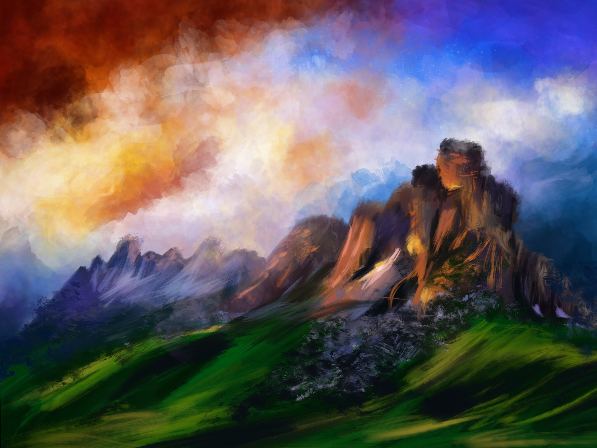 ArtStation - Italian Dolomites