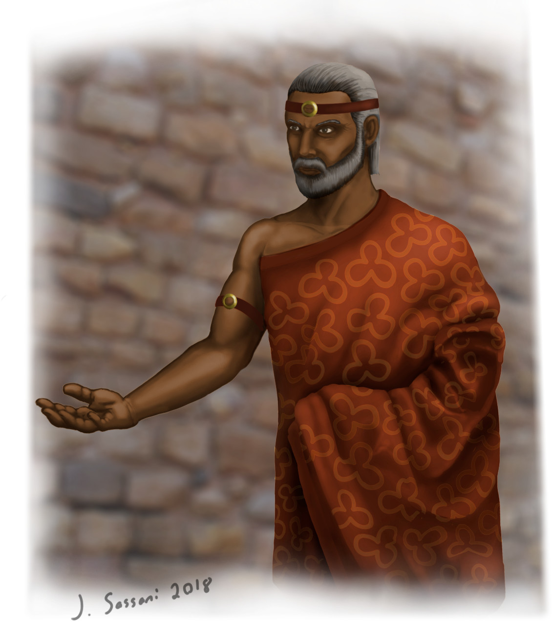 Jerry Sassani - Harappan "Priest King" Reconstruction