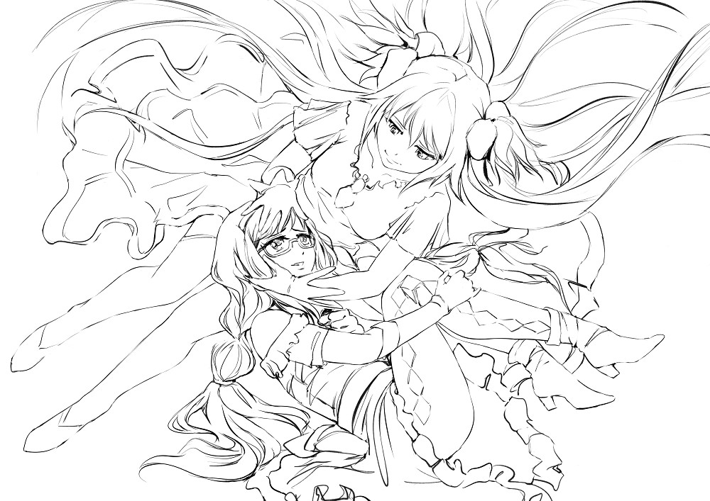 Cherry In The Sun Madoka And Homura Ill Always Be By Your Side