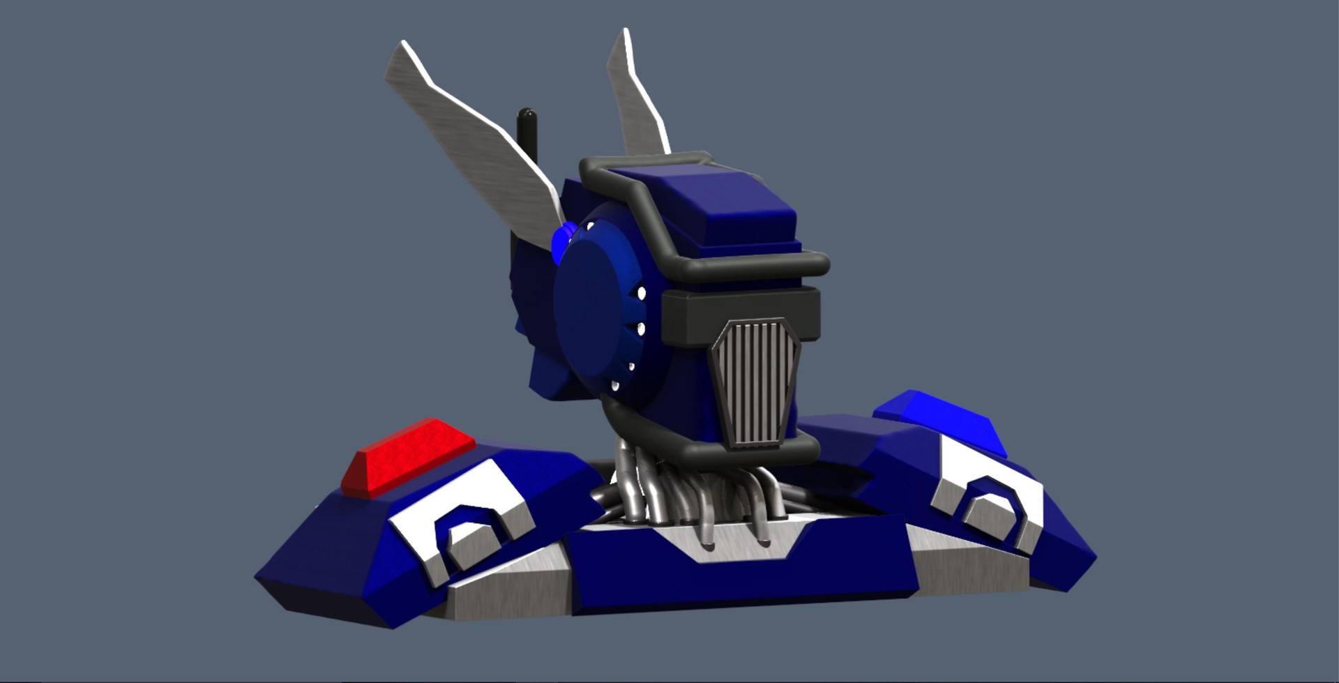 ArtStation - [Cinema 4D] Android Policeman