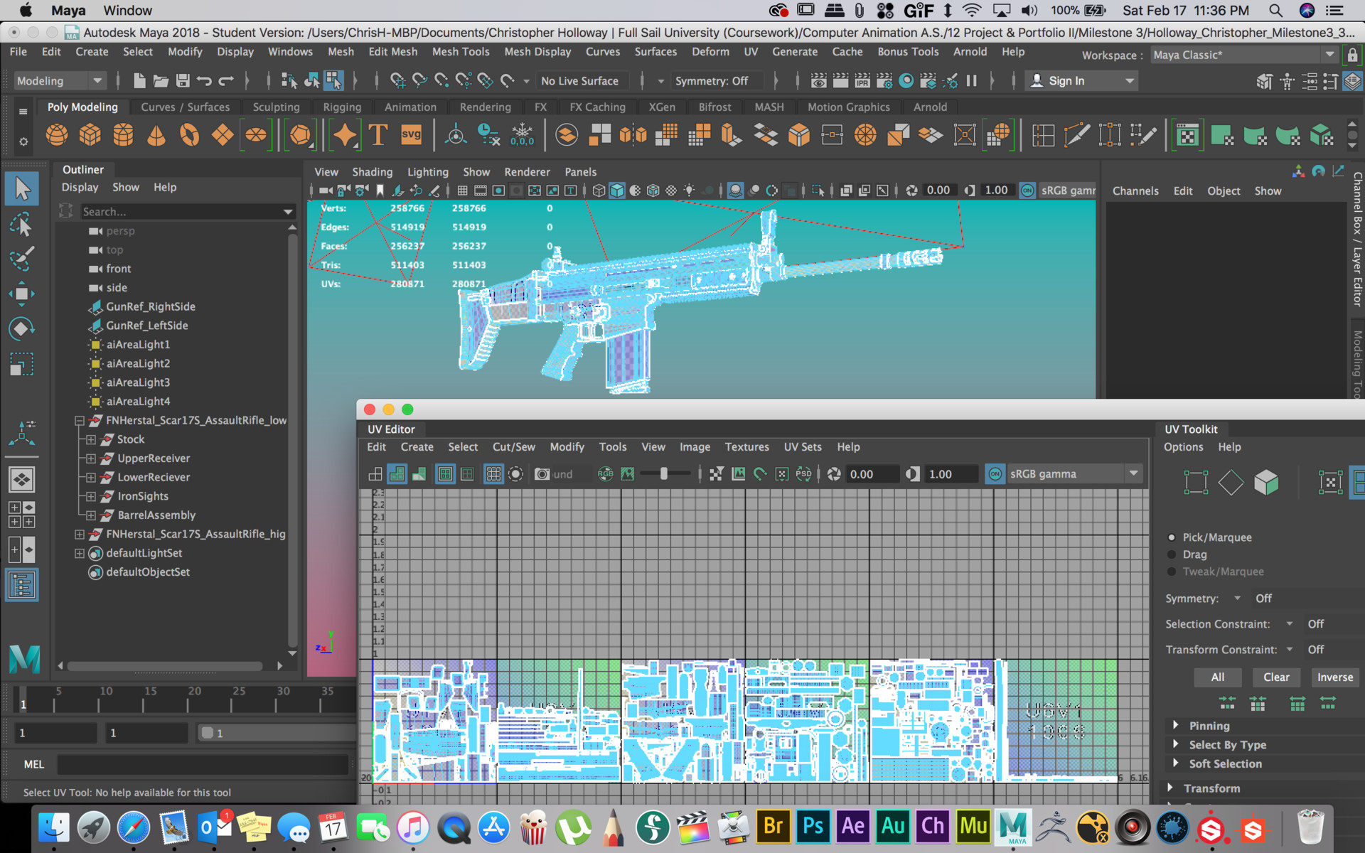 Christopher Holloway - FN Herstal Scar 17-S Assault Rifle