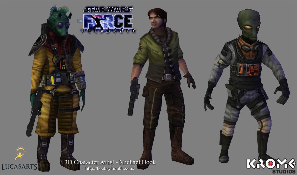 Michael Hook - NPCs Star Wars: The Force Unleashed - Krome Studios