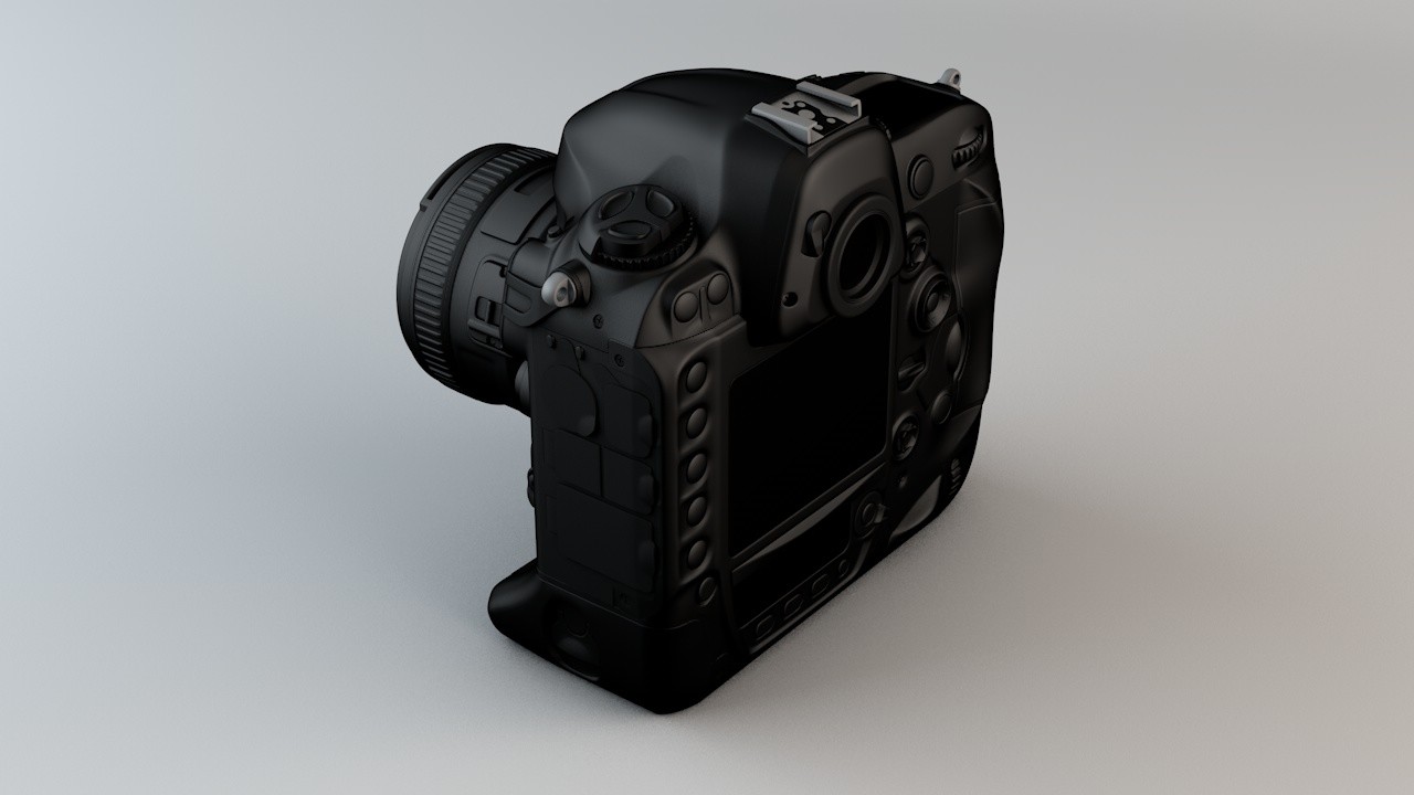 ArtStation - Nikon D4 3d camera