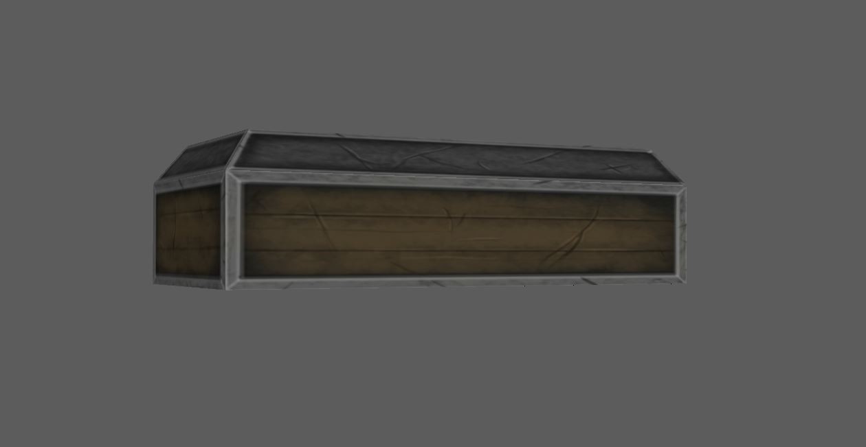 ArtStation - Hand Painted Low Poly Simple Crate