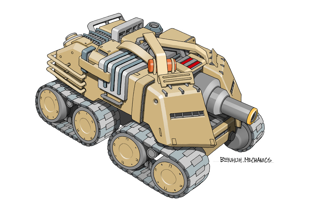 ArtStation - Battle Tank Concept