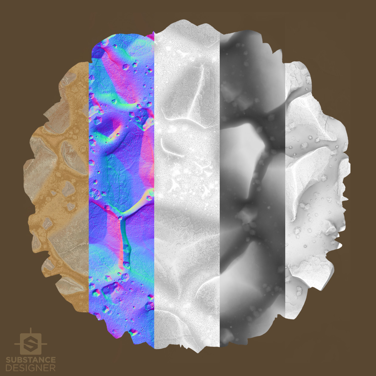 Kem Yaralioglu - Substance Designer - Desert Rubble