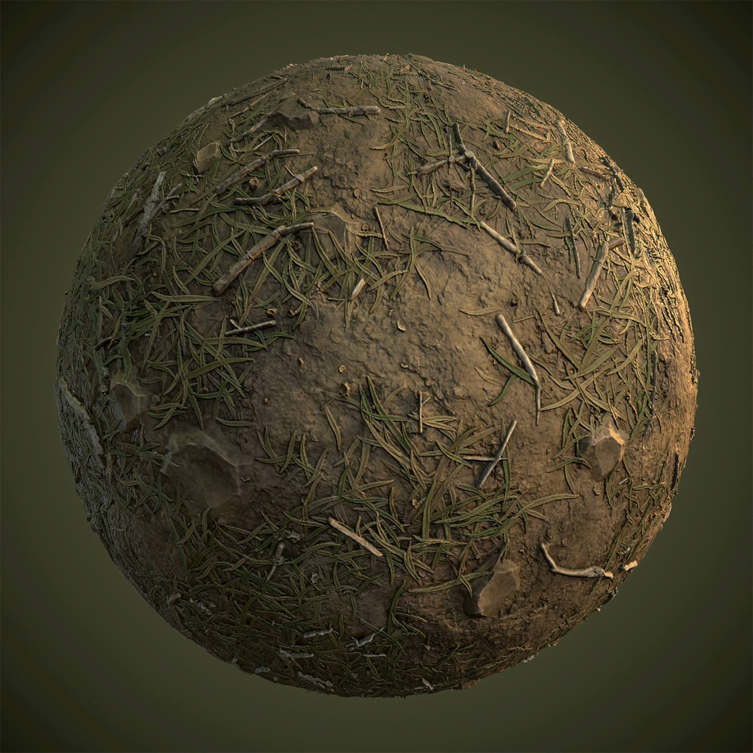 ArtStation - Forest Ground Material