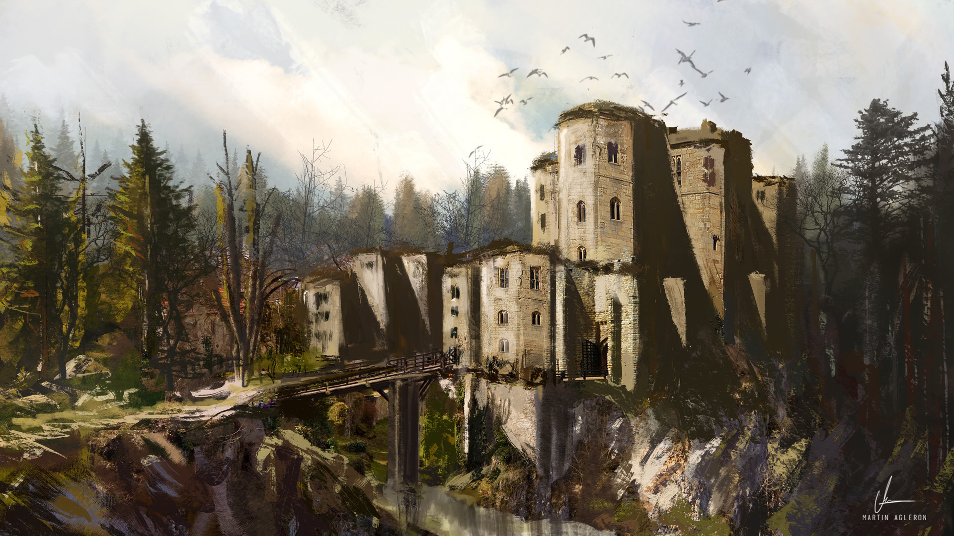 ArtStation - Castle Sketch