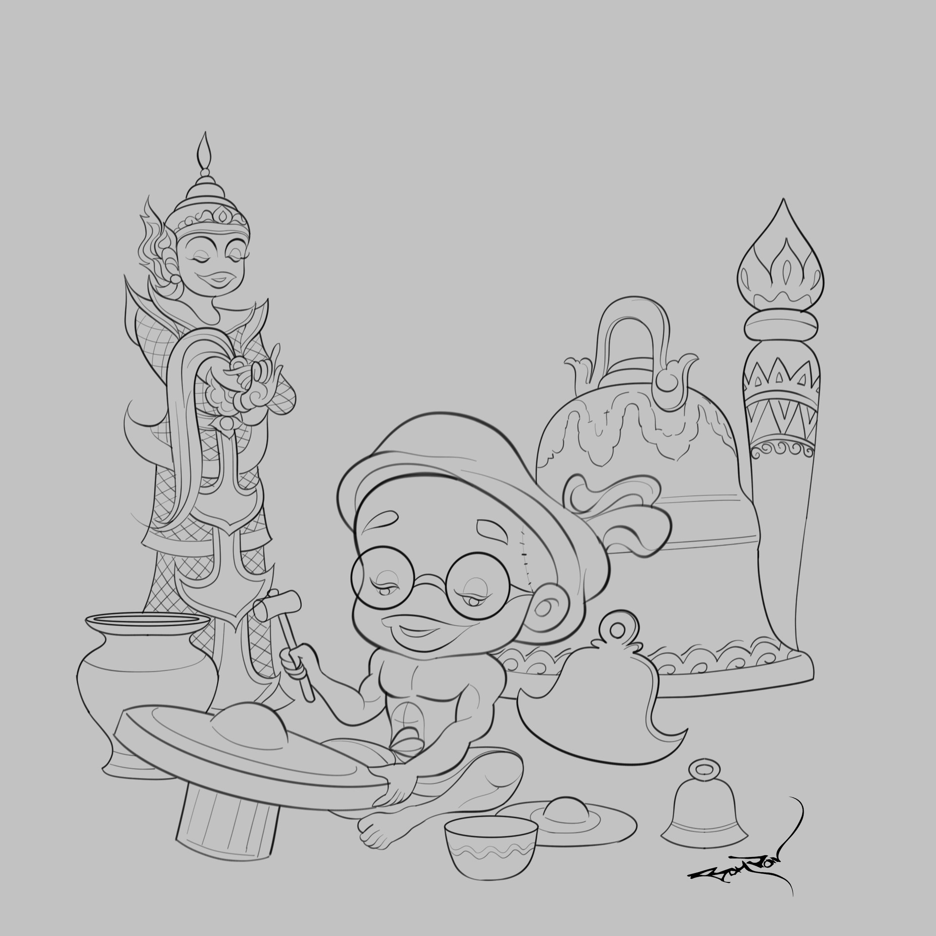 Bay Dar - Burmese traditional.