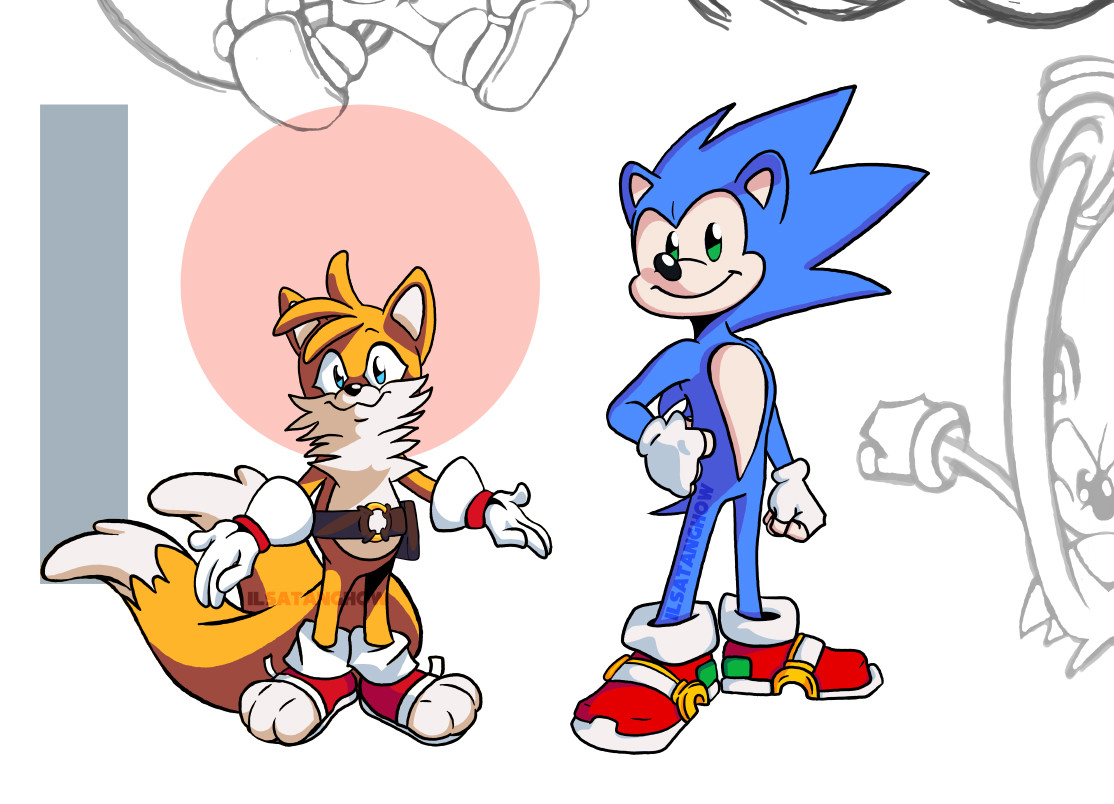 Ilsa Tang How - Sonic n Tails redesign Concept