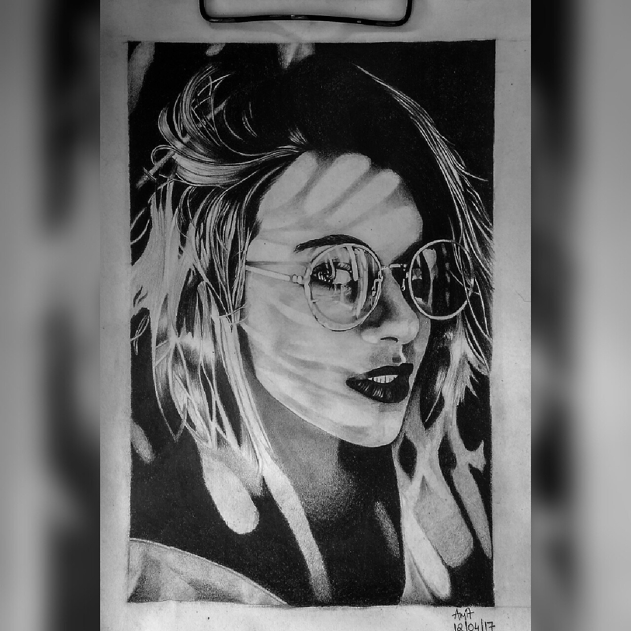 ArtStation - Portrait sketch of model