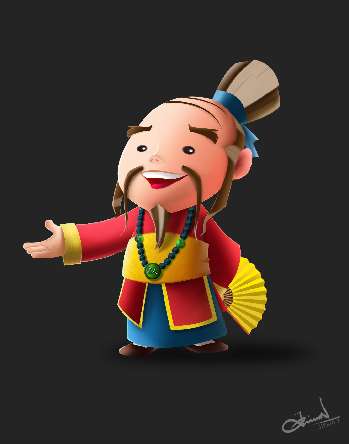 ArtStation - Zang - Chineese Character