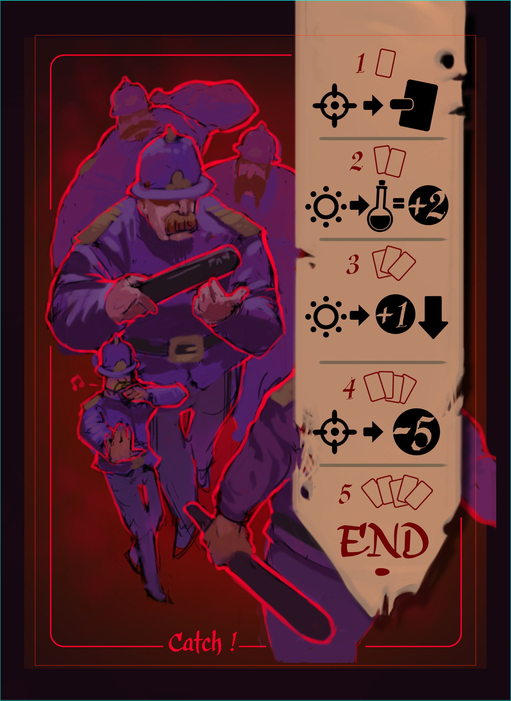 ArtStation - Cops card font and back