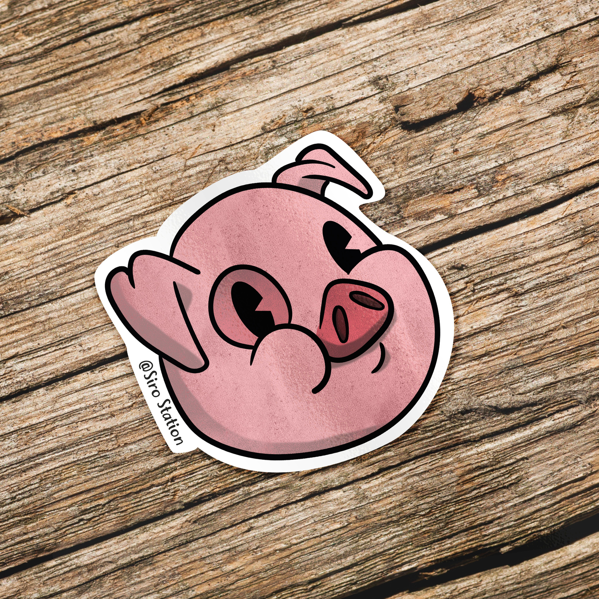 Siro Station - Waddles Sticker Fan Art