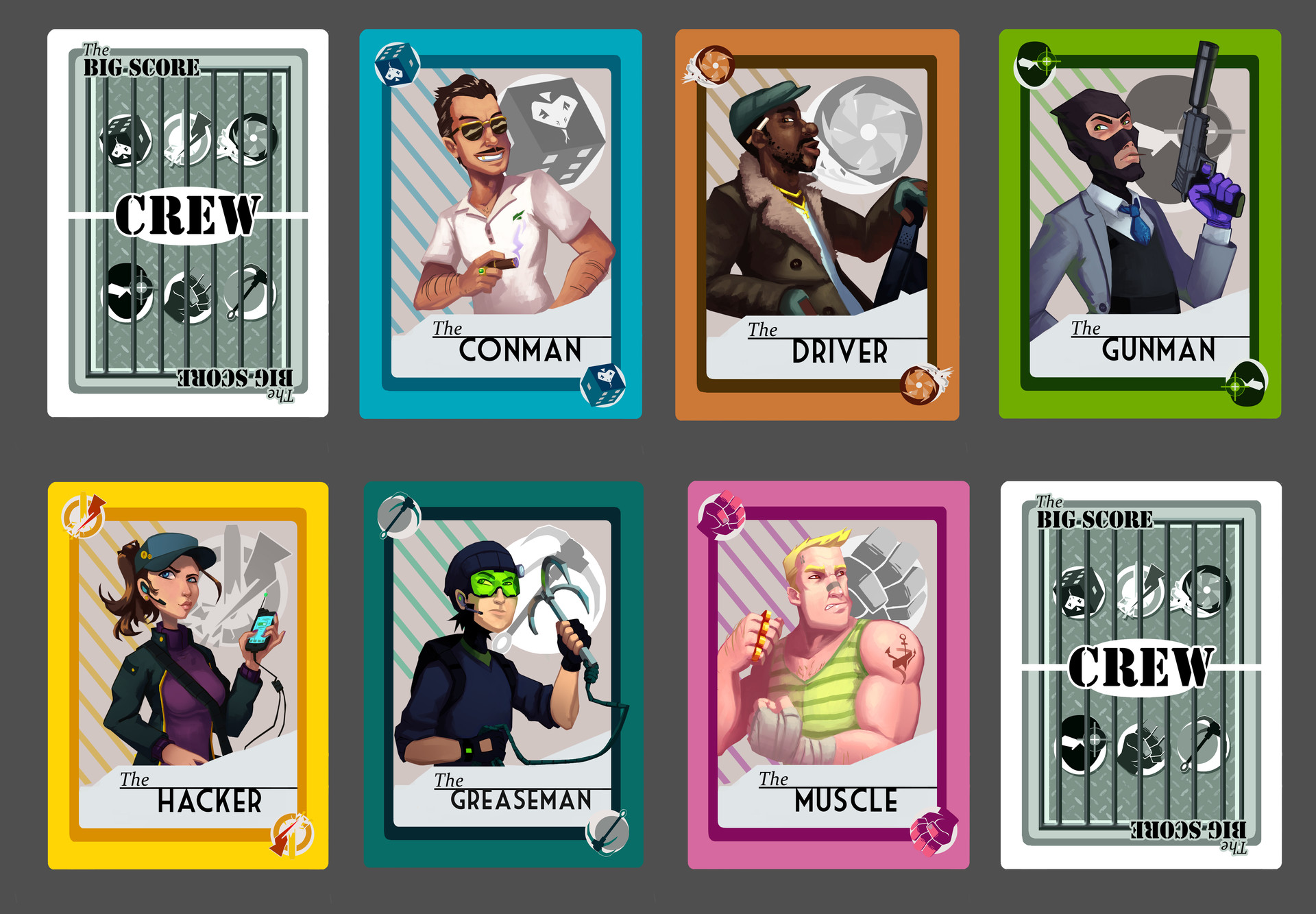 Ryan James - The Big Score Crew Cards