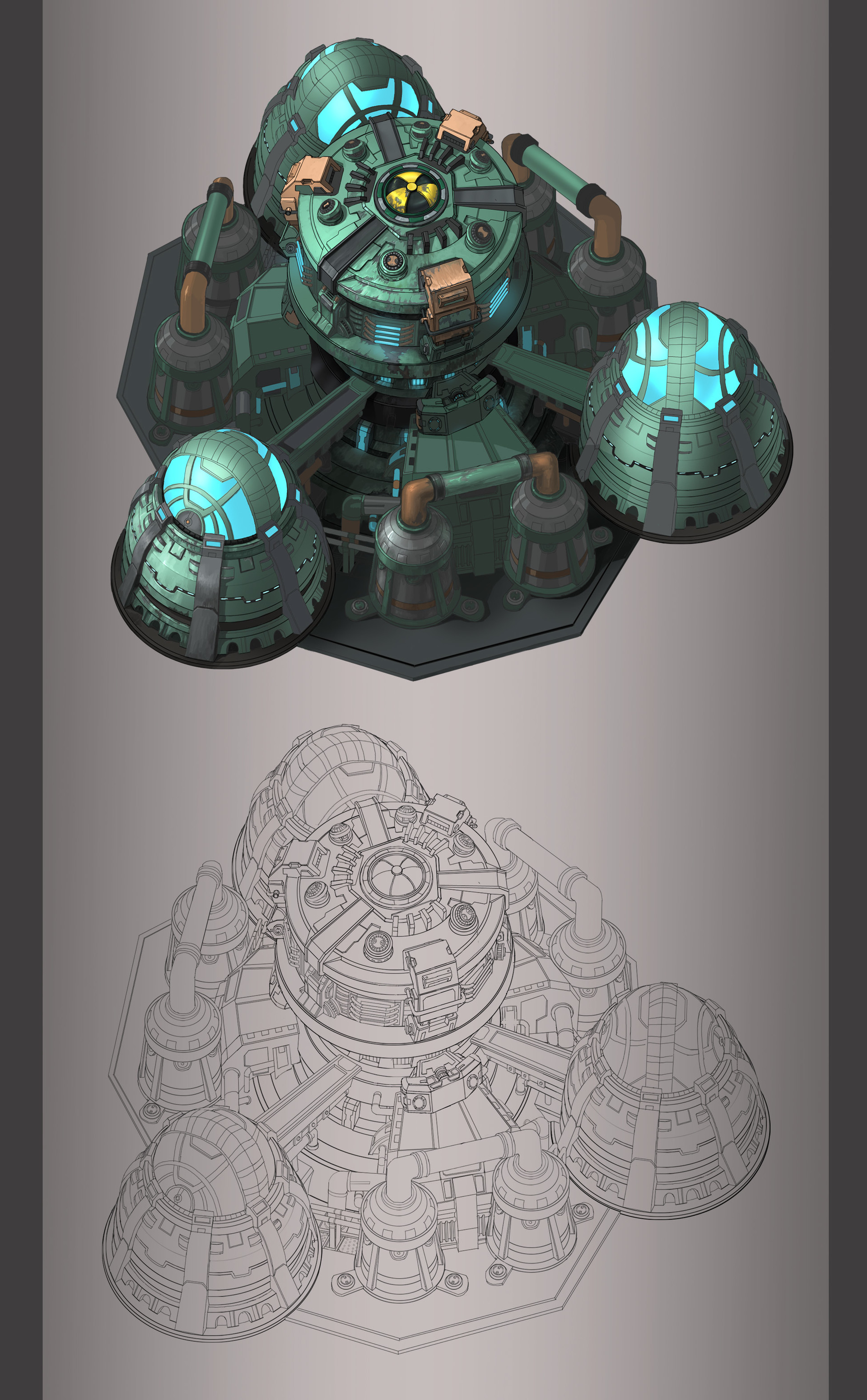 ArtStation - Nuclear power plant