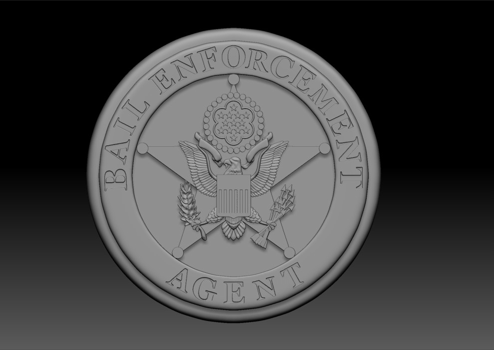 ArtStation - Bail Enforcement Agent Badge