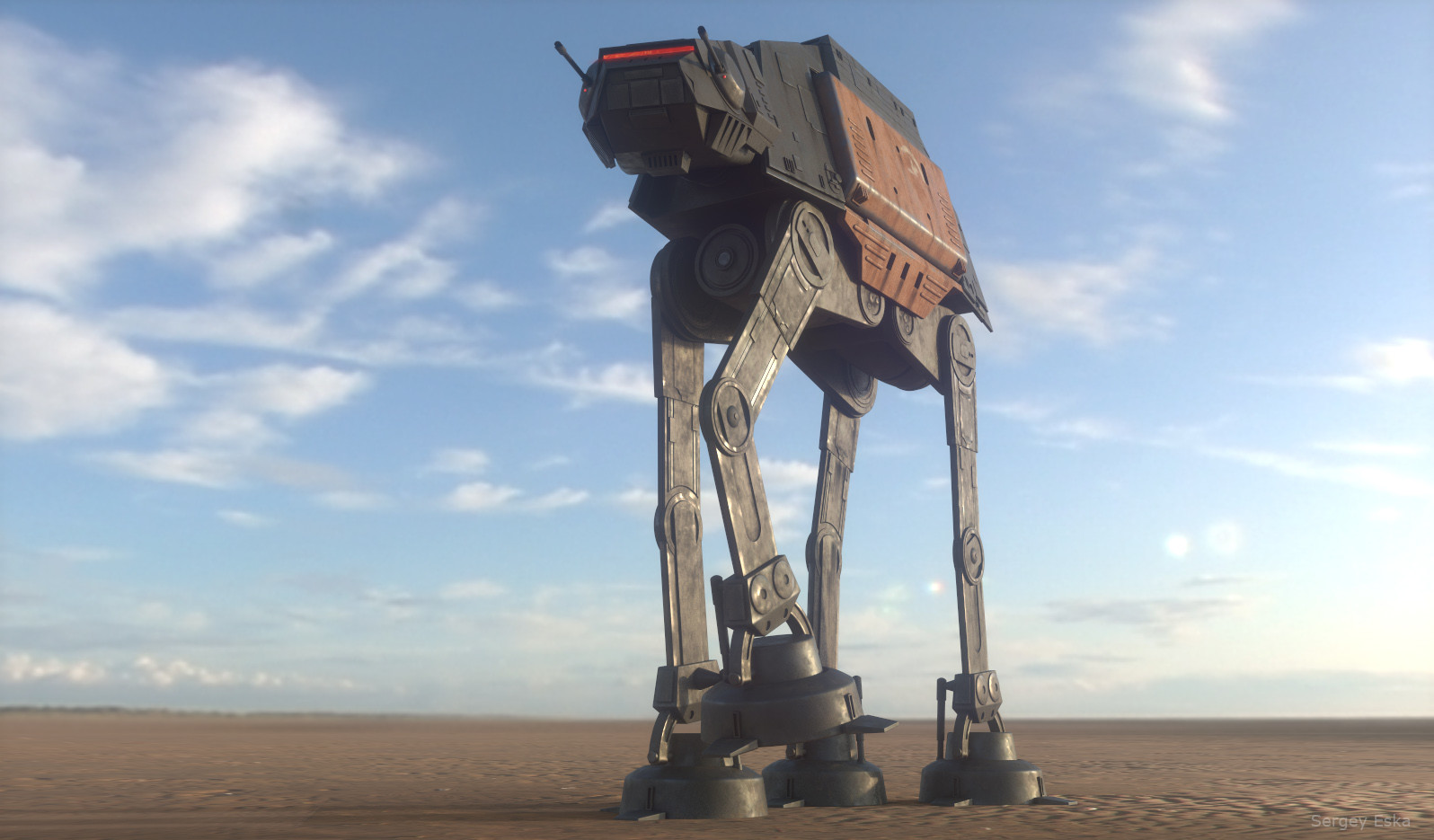 ArtStation - AT-ACT (hi-poly model)