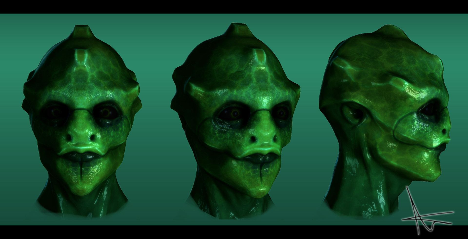 ArtStation - Alien Head 2